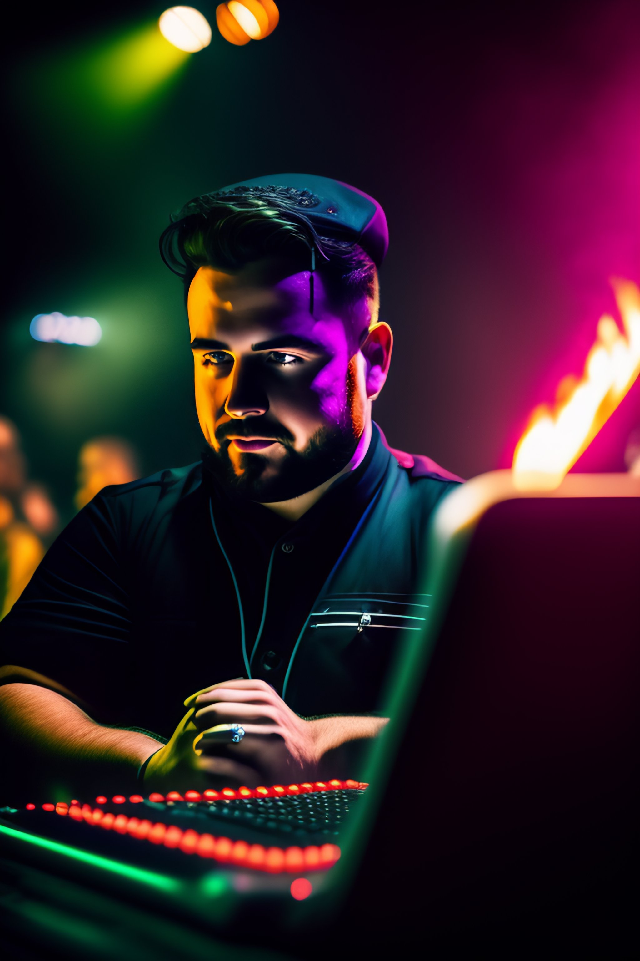 Lexica - A british man who is a tech who works at concerts ...