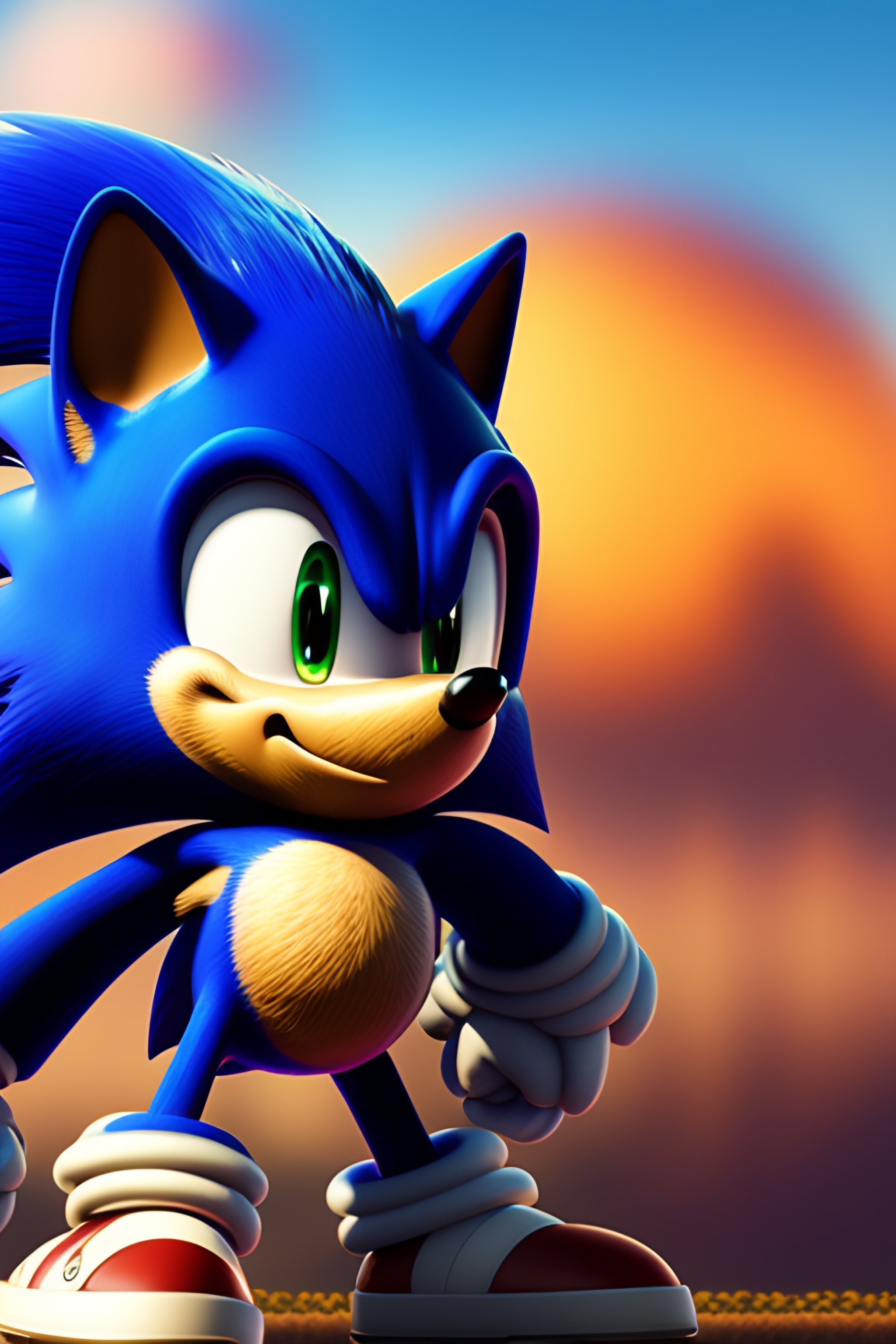 Lexica - Sonic the HedgeHog, Disney style