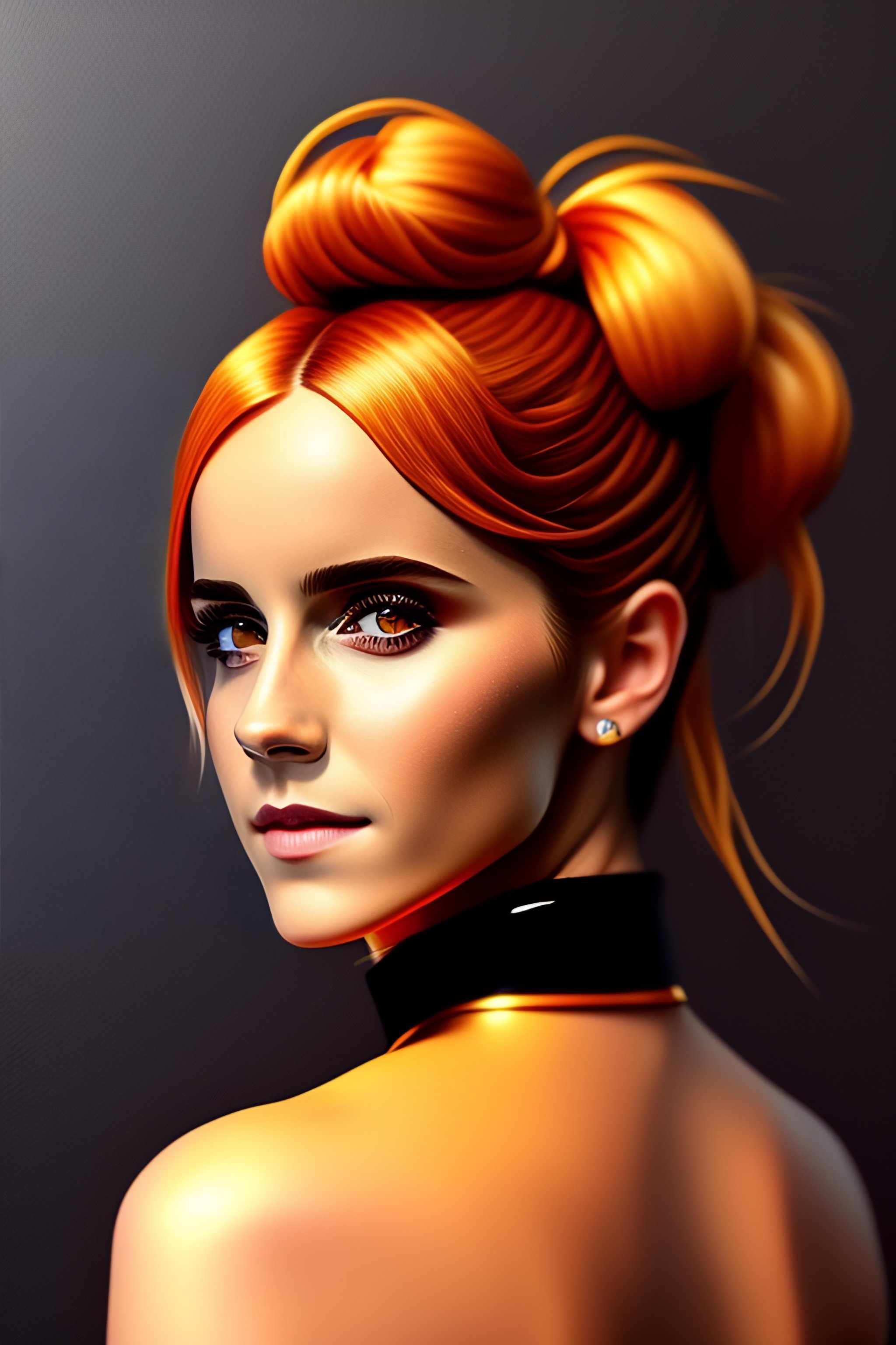 Lexica - Emma Watson 3d art Naruto style