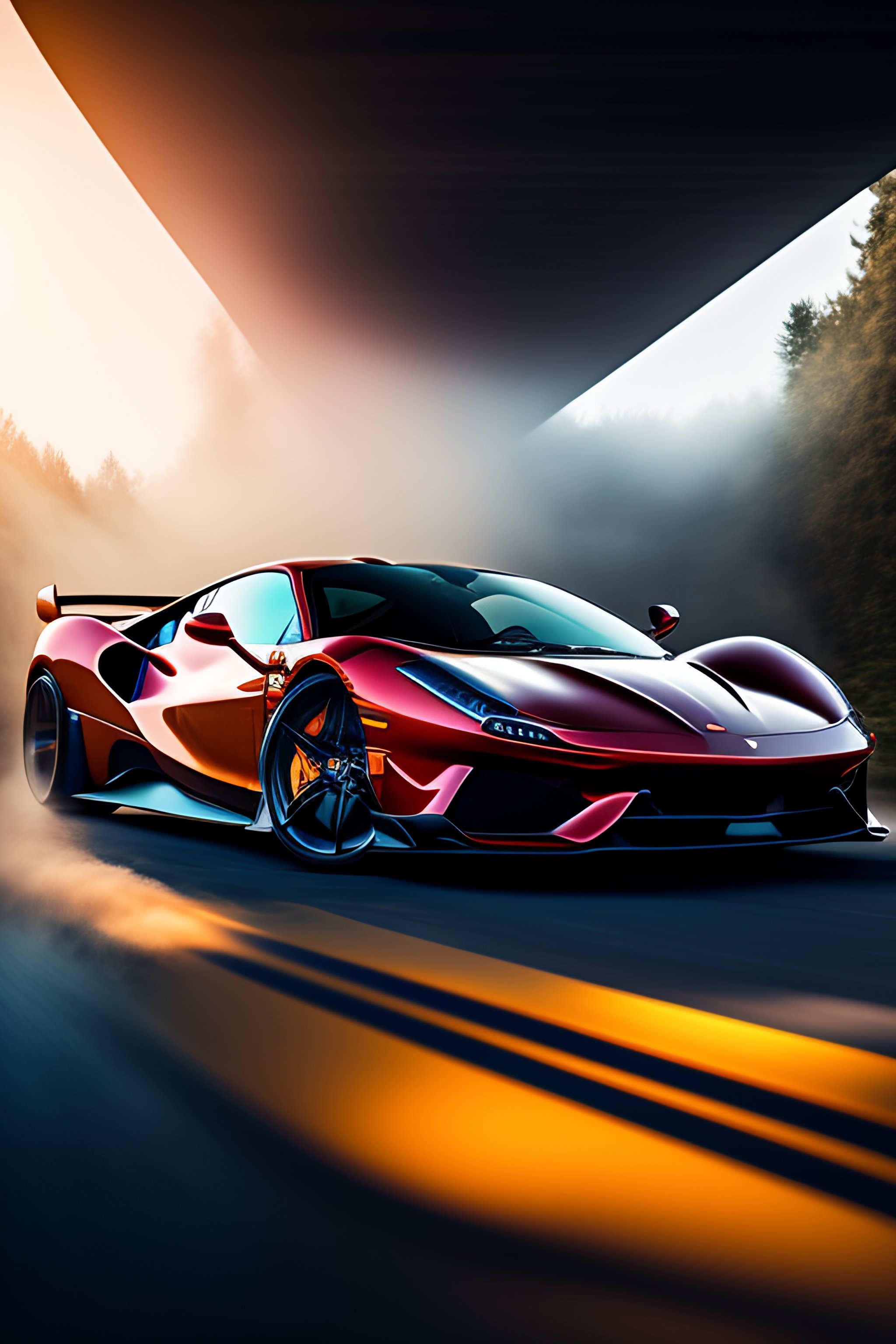 Lexica - A car going over seven thousand rmp, ford vs ferrari ...