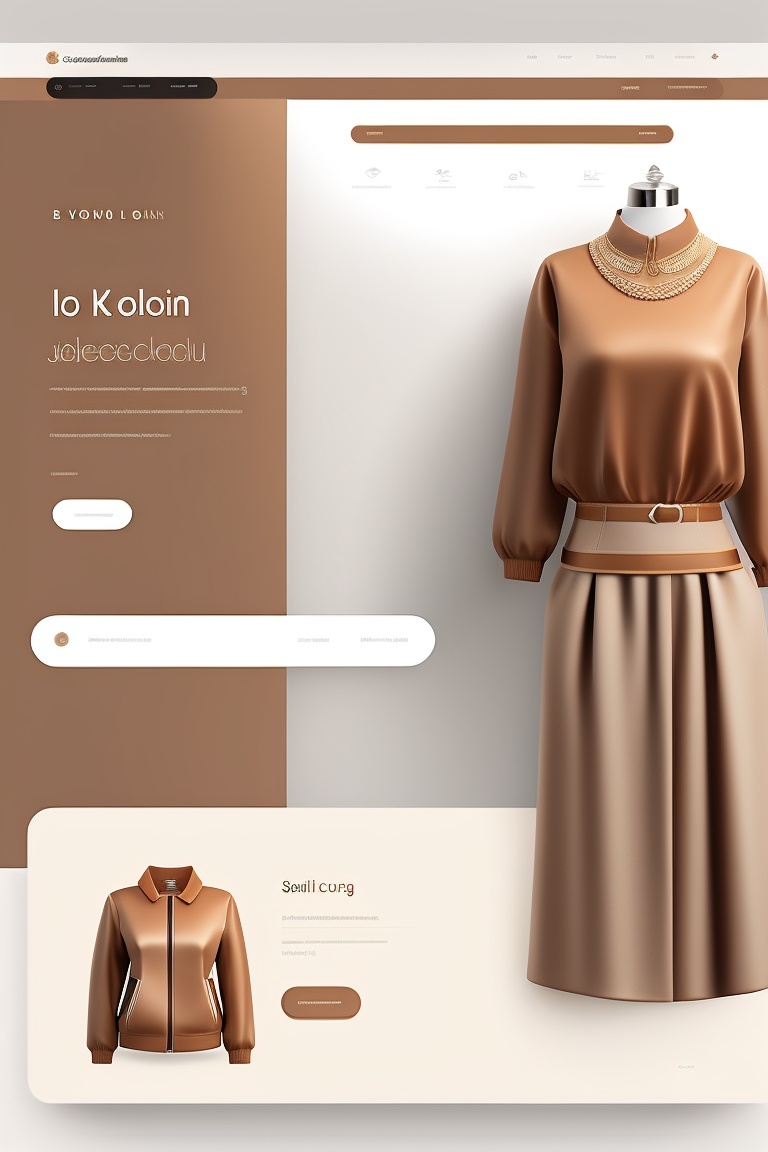 Lexica - Modern design of a ecommers web site selling woman clothing ...