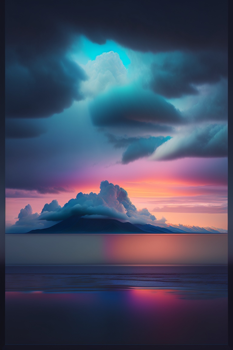 Lexica - Illustration of realistic clouds, epic scene, high exposure ...