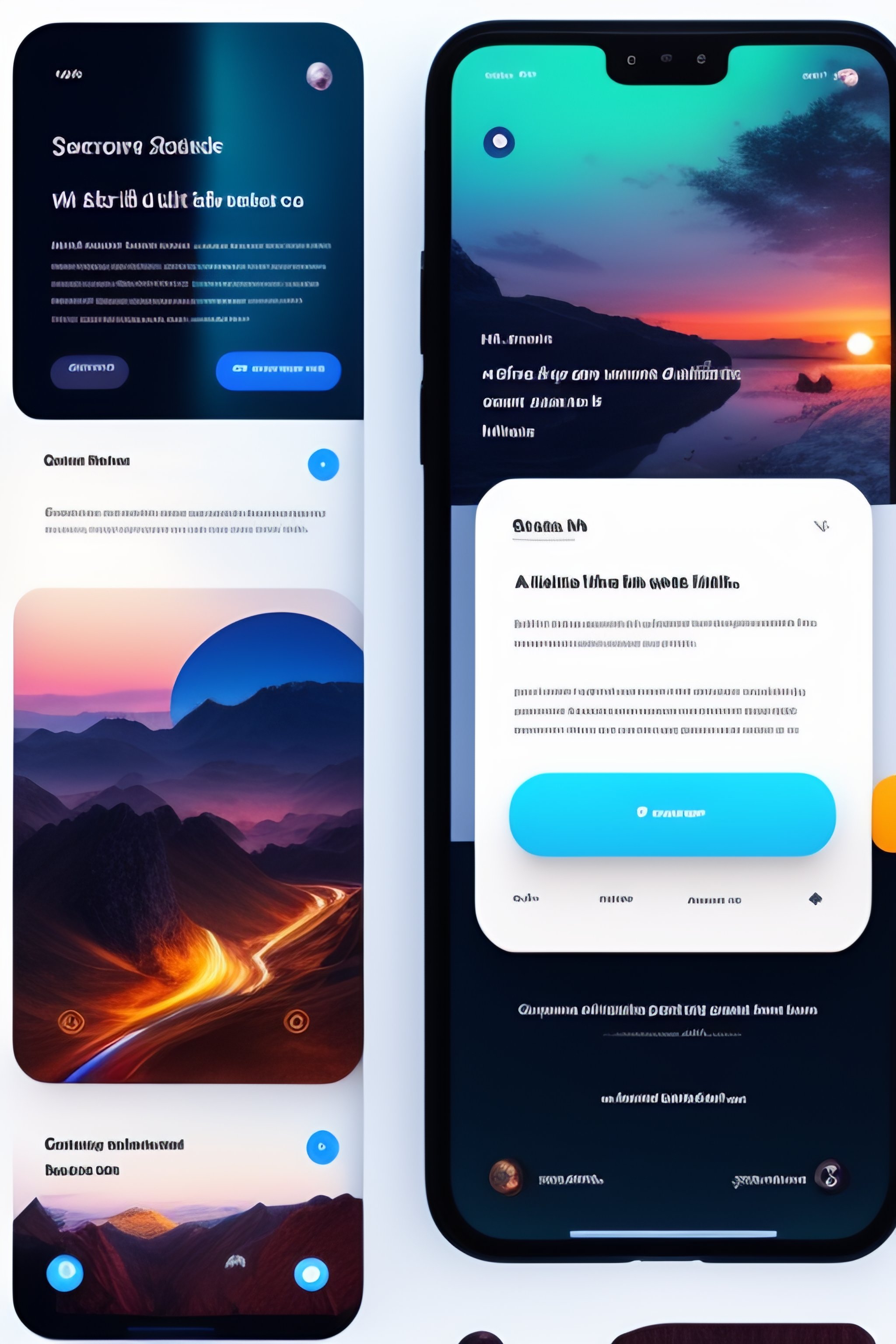 Lexica - A ui/ux welcome page for a cooperative society app