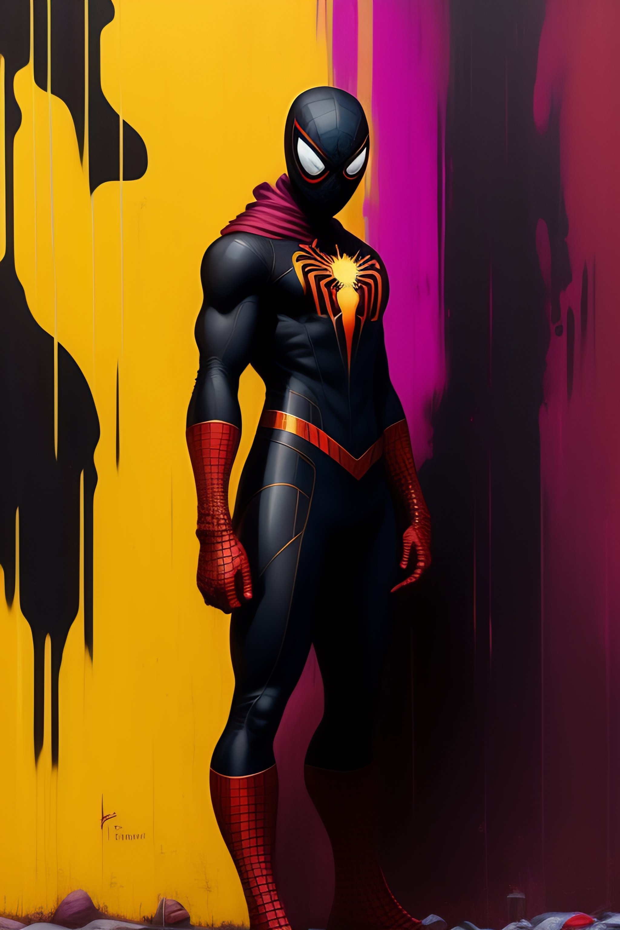 Lexica - Full body highly detailed portrait of spiderman, by greg ...