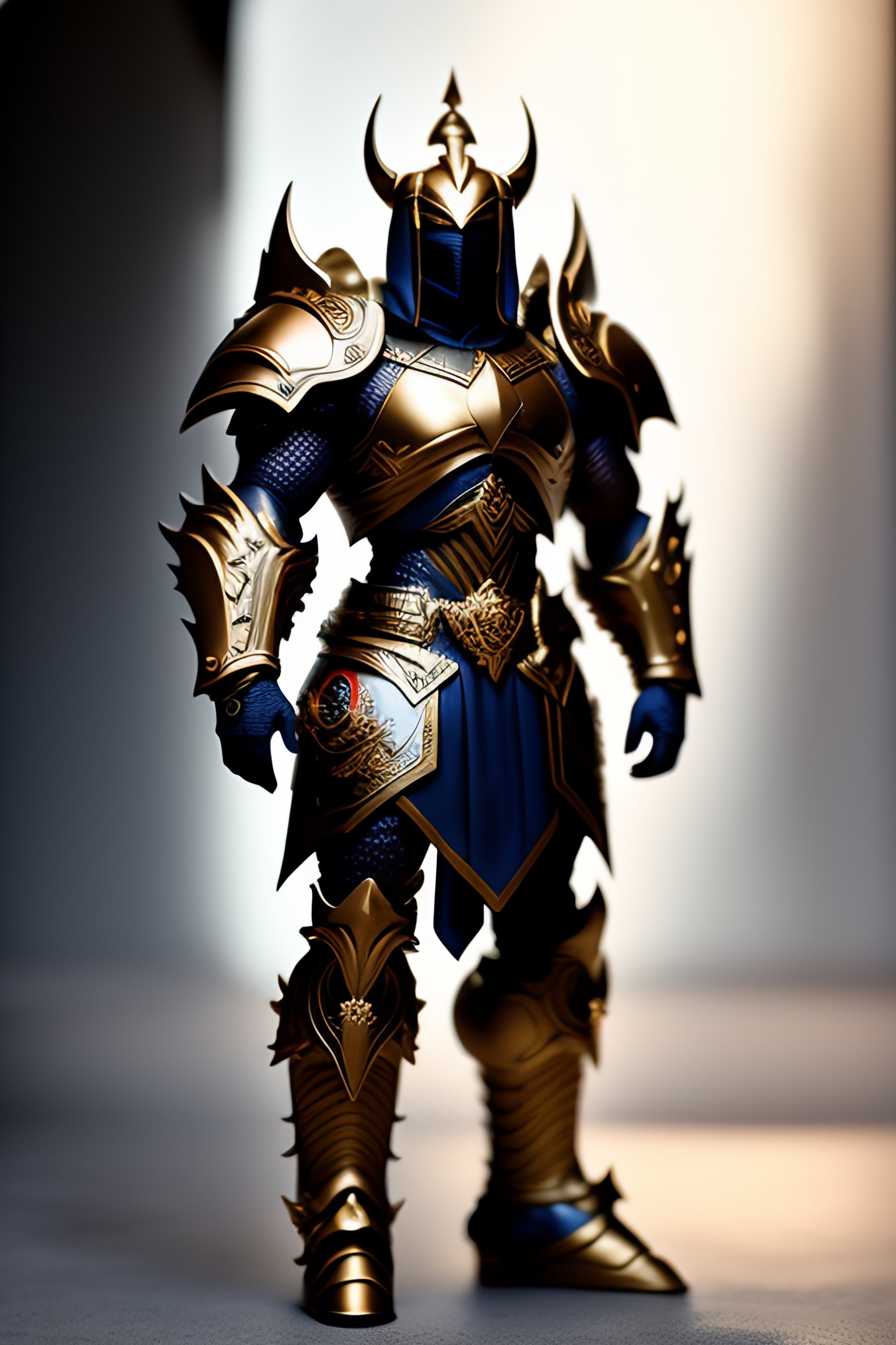 Lexica - Kavyn Loong with warhammer armor