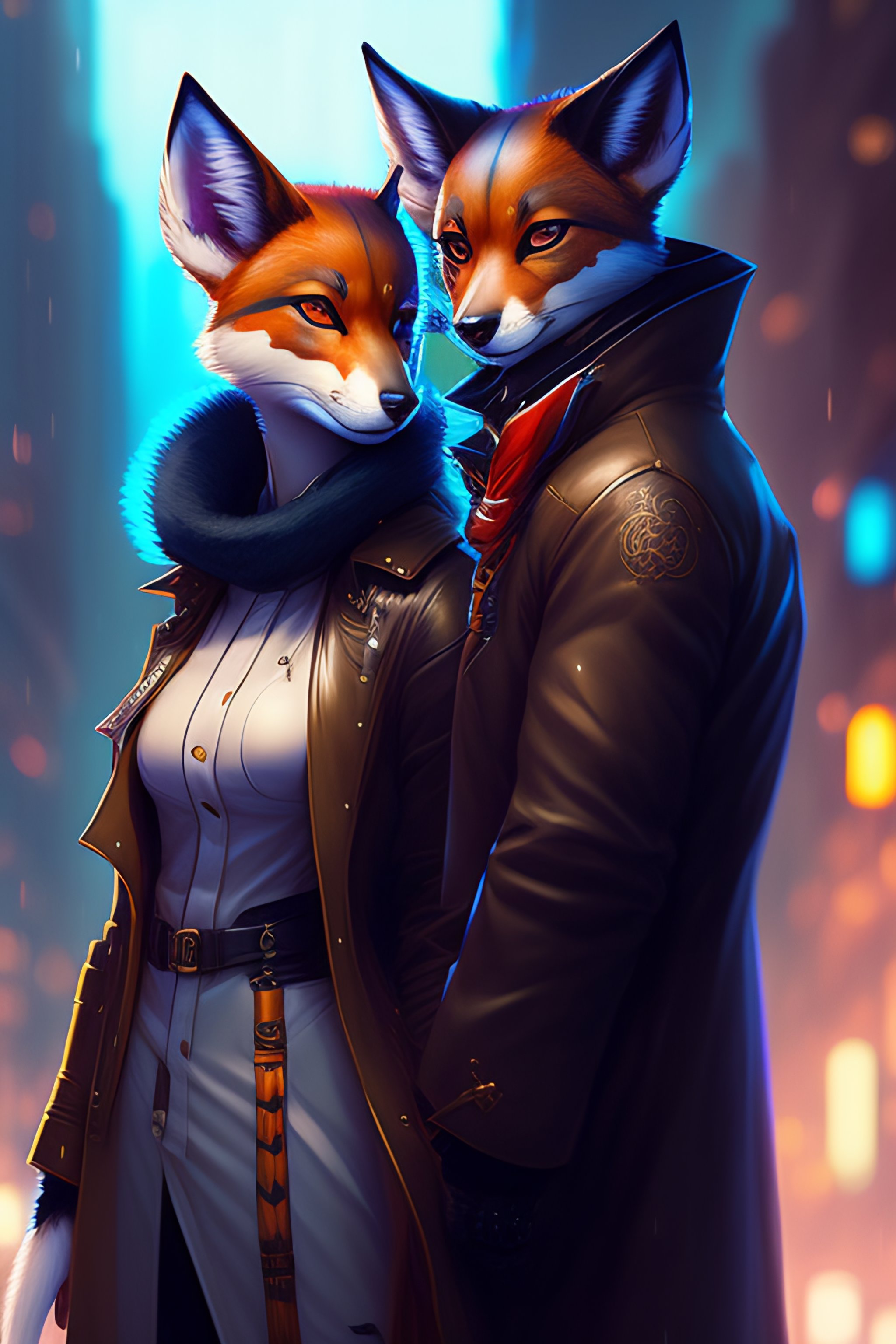 Lexica - Award winning beautiful portrait commission of a gay couple of ...