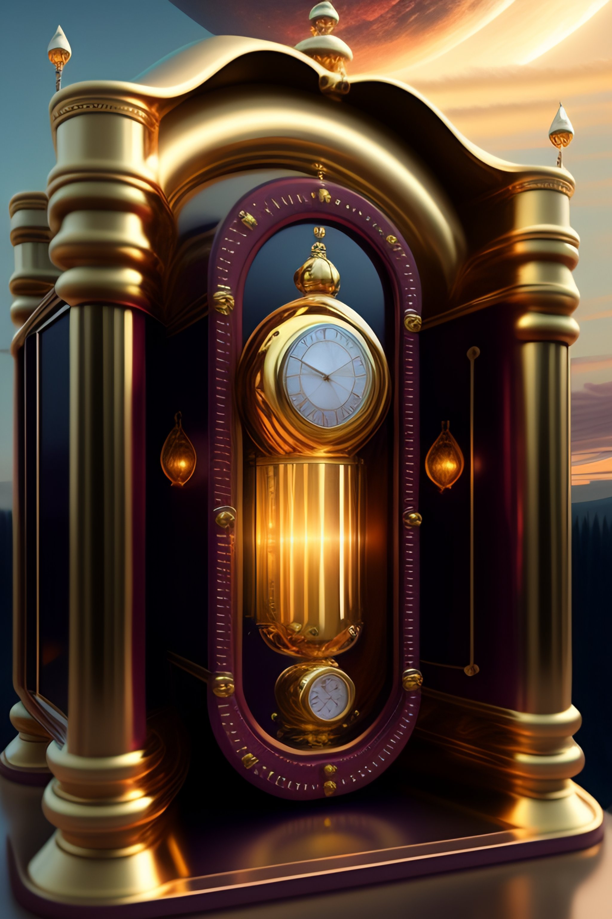 Lexica - Time travel machine, future, time travel, illustration, high ...