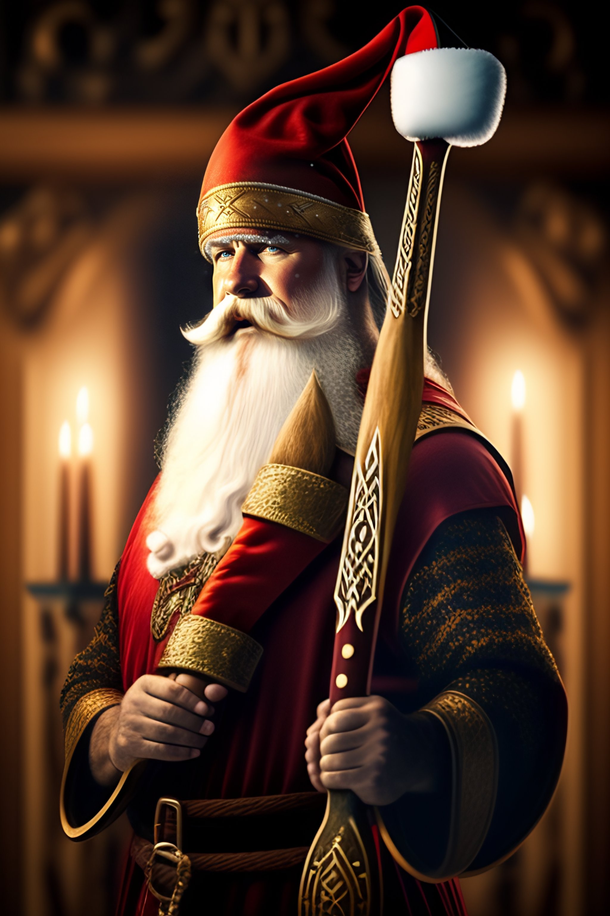 Lexica - Viking axe santa claus