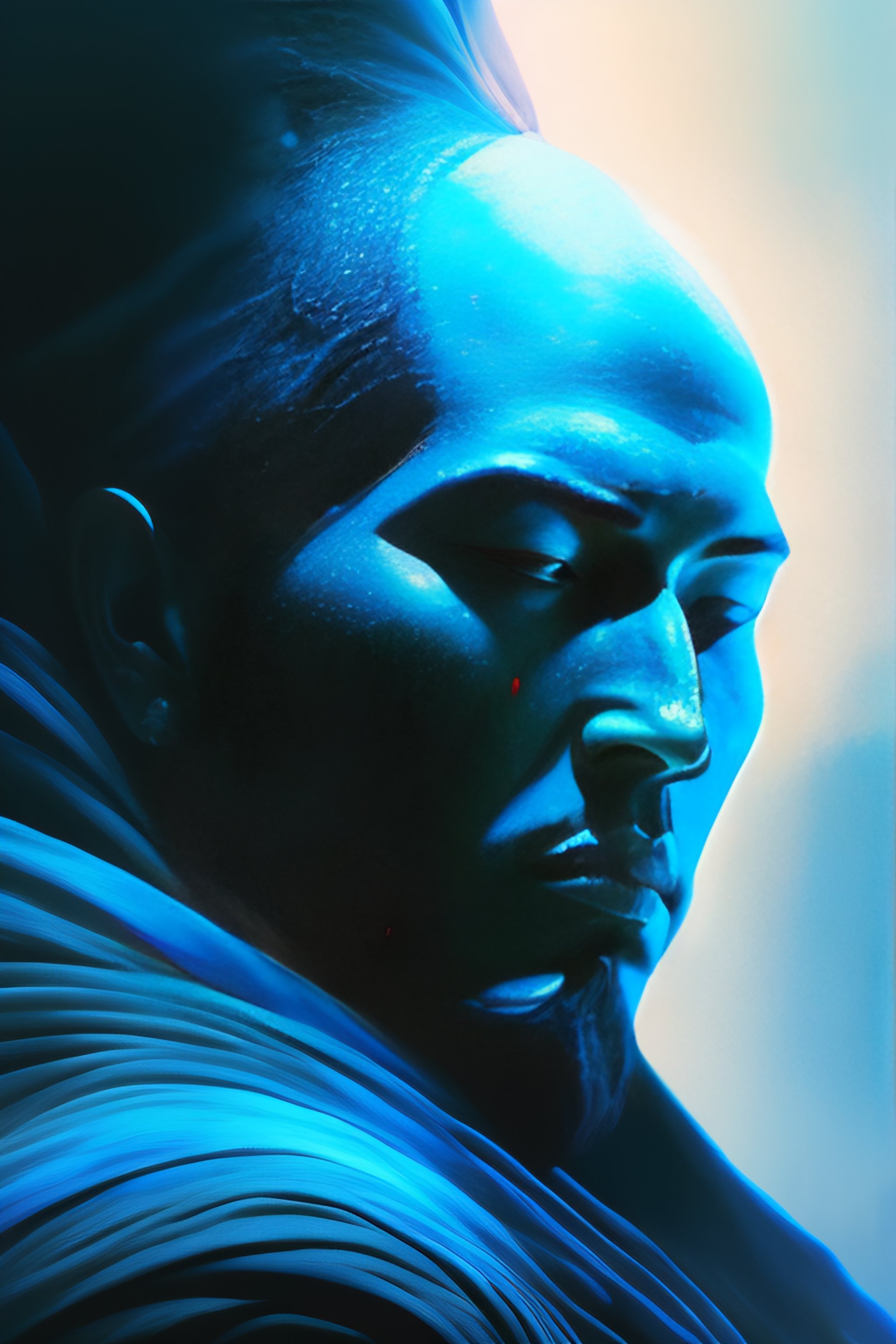 Lexica - A monk god meditating in a empty void, fantasy, trending on ...