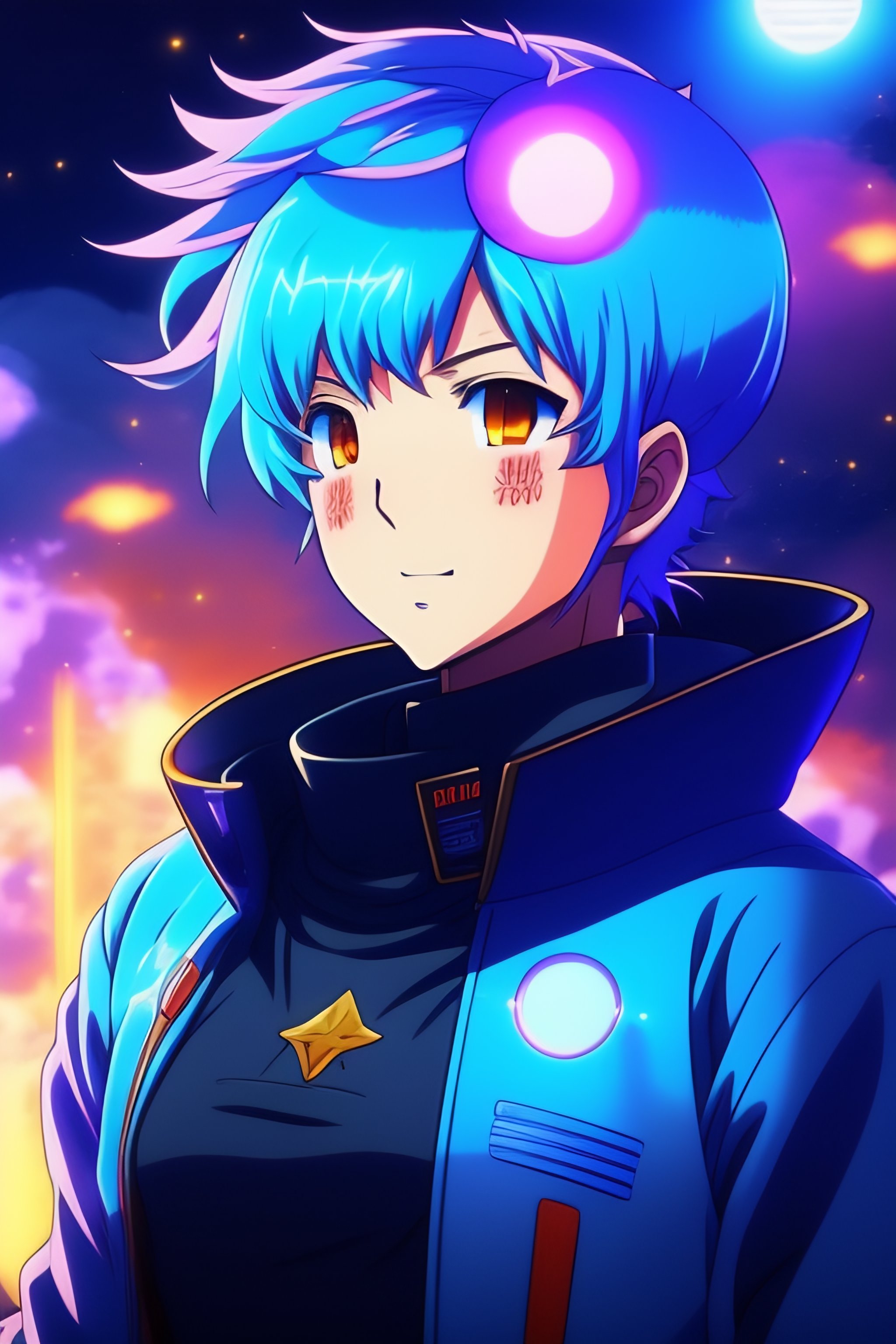 Lexica - Simple design. 1980s anime screenshot, chrome boy, edgy ...