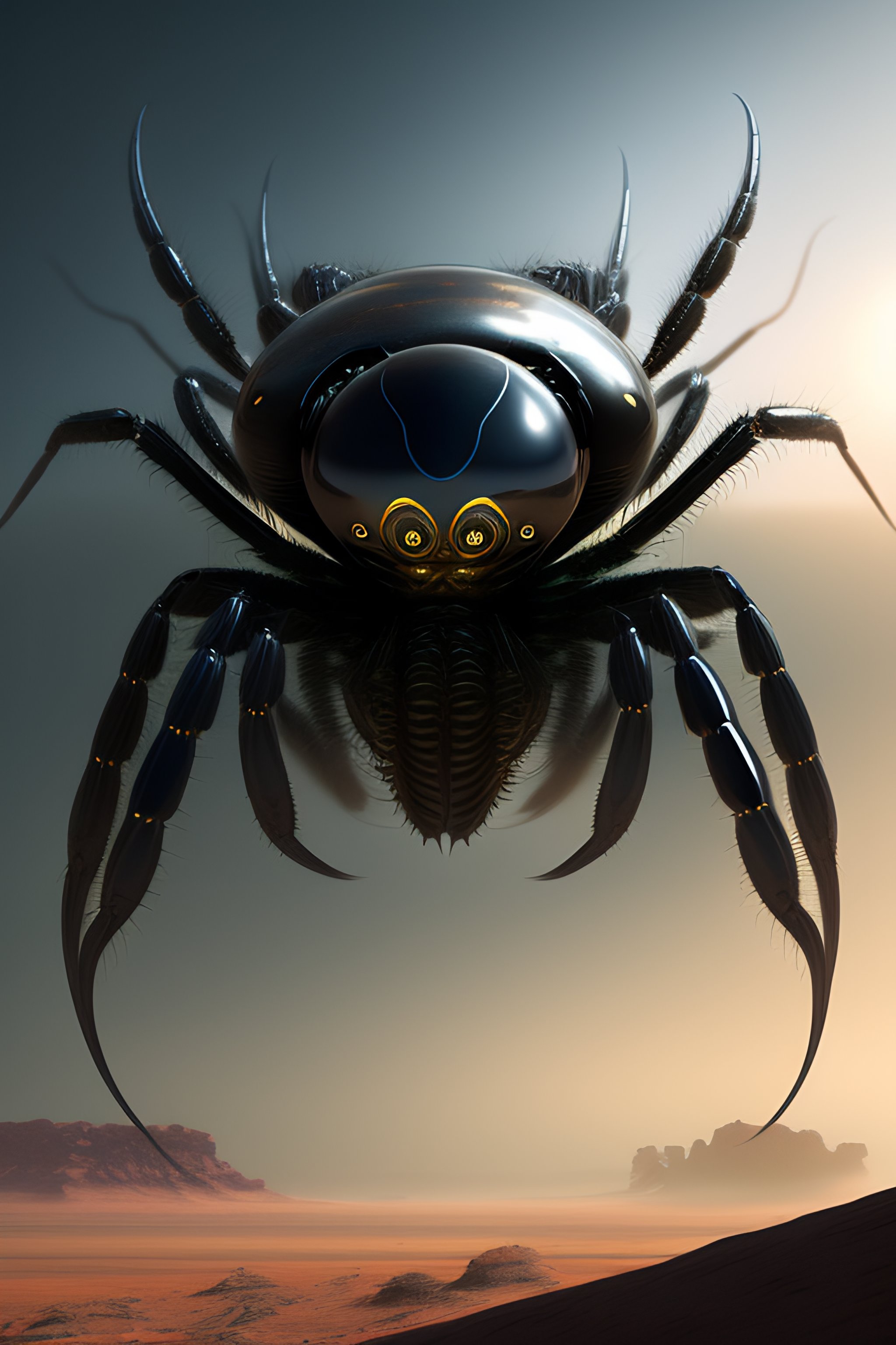 Lexica - A spider mixed with the alien from H. R. Giger
