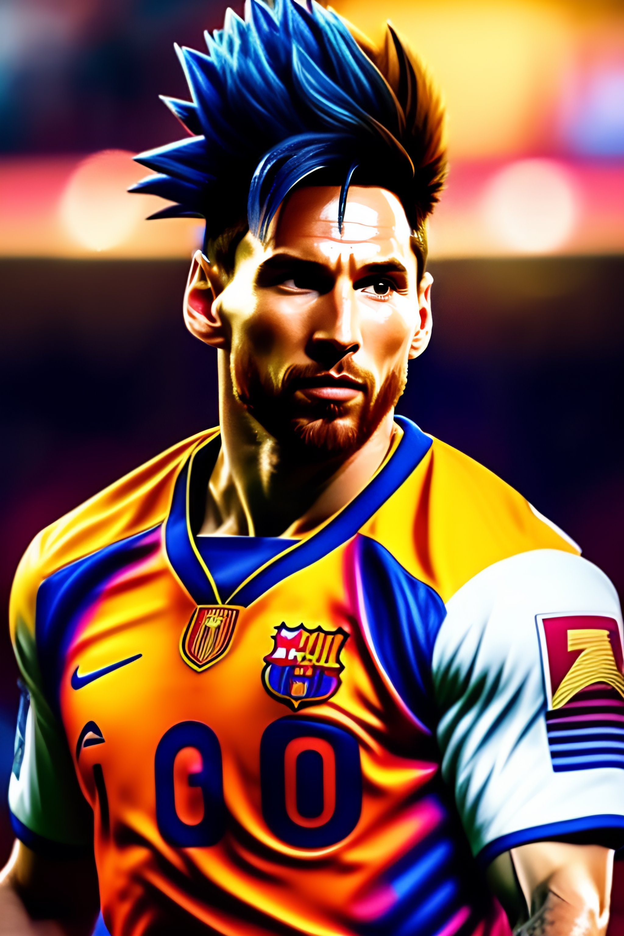 Lexica - Leo Messi dragon ball