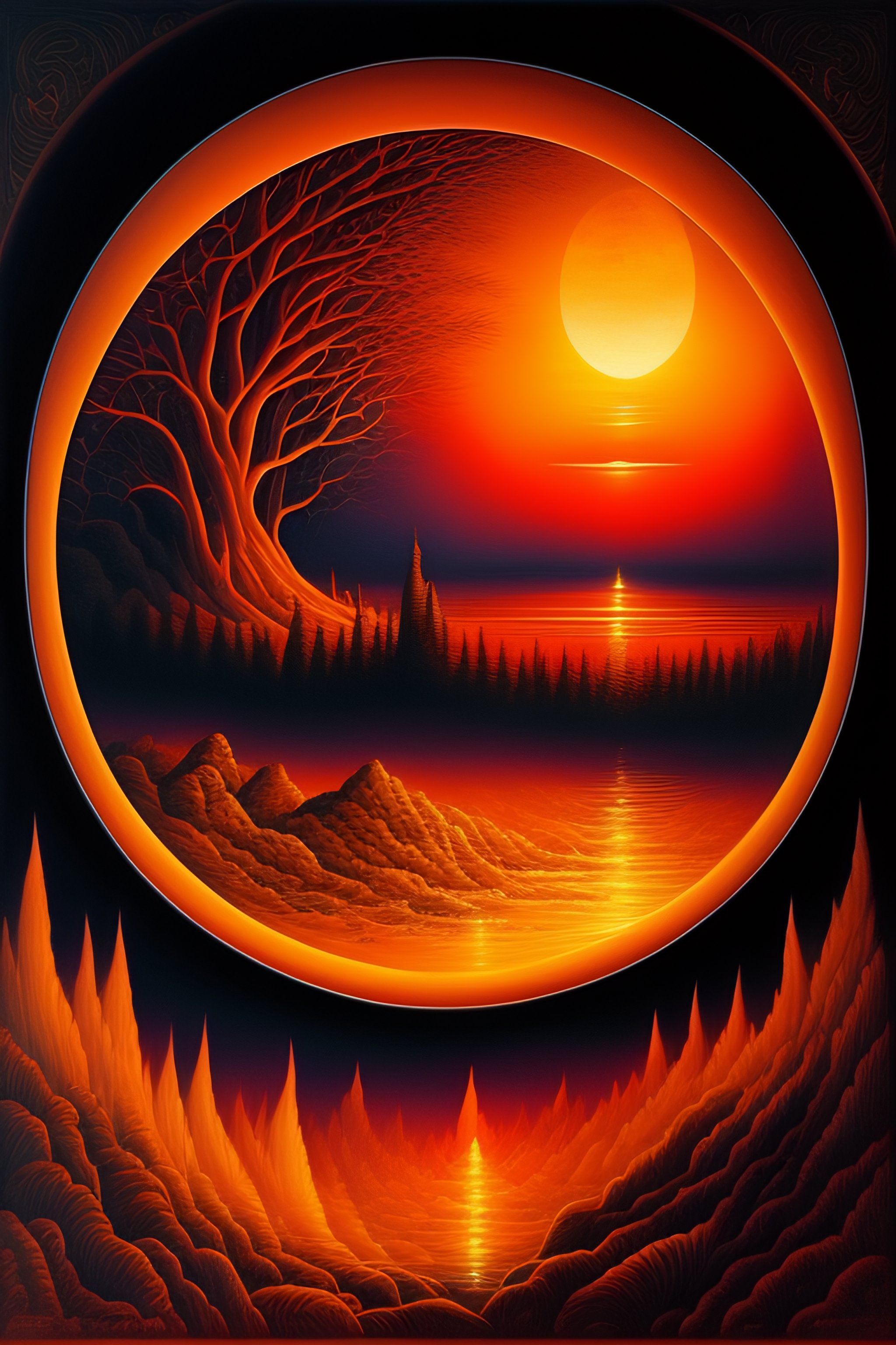 Lexica - The night show me the day through my demon's eyes, art by ...