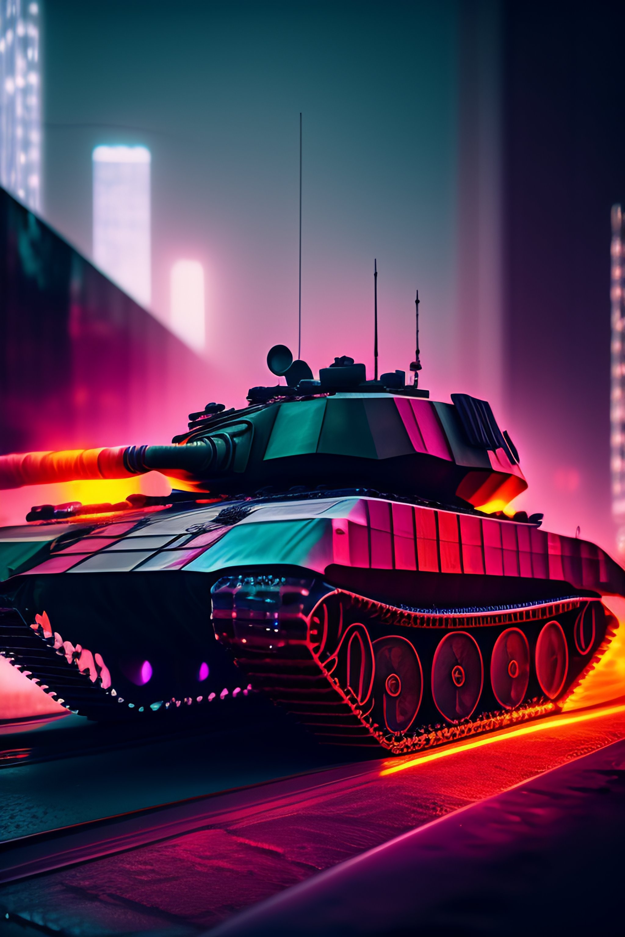 Lexica - Beautiful tank cyberpunk hyper detail, cinematic lighting ...