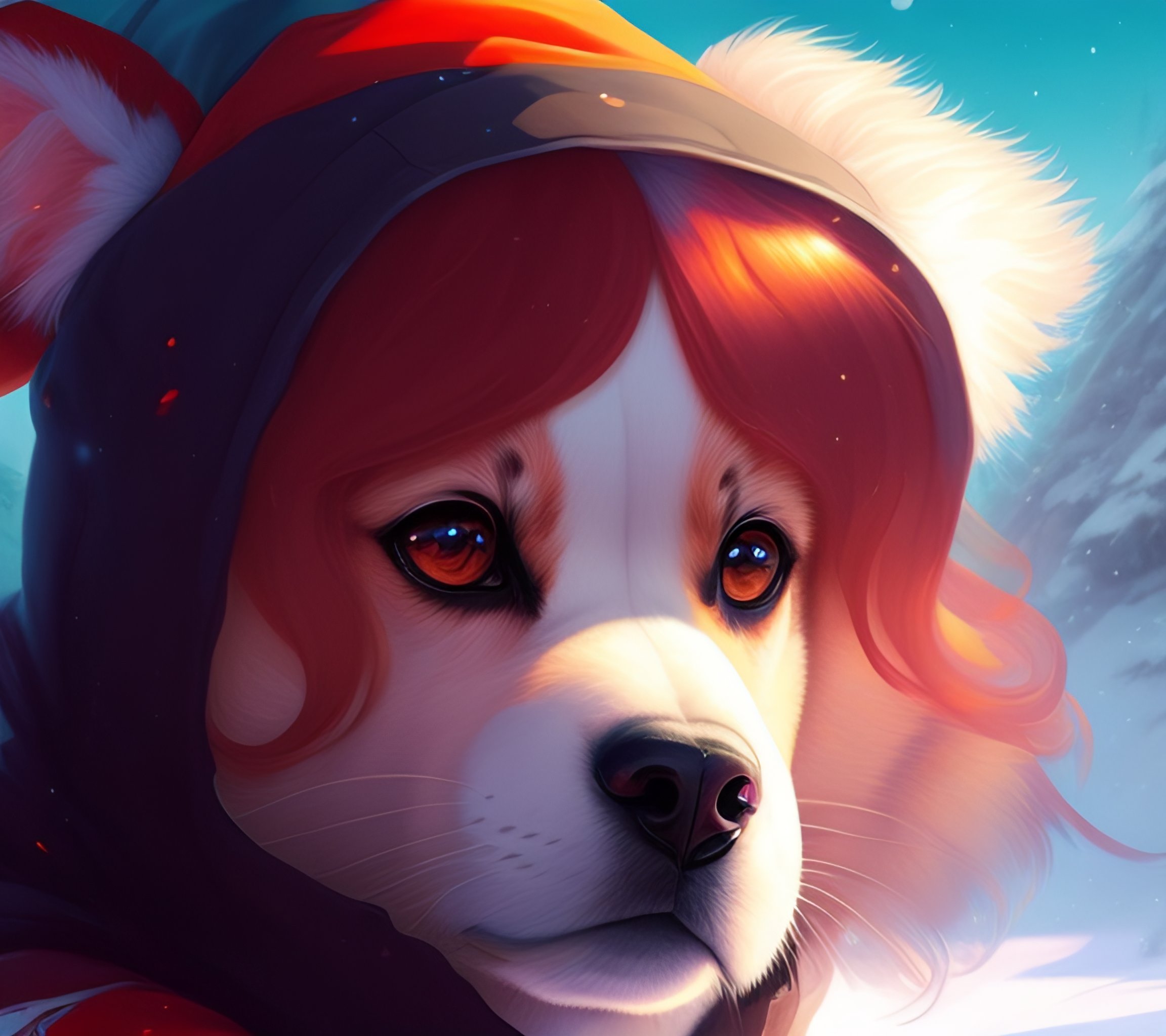 Lexica - Portrait of man halfling, small, curly red, freckles, fluffy ...