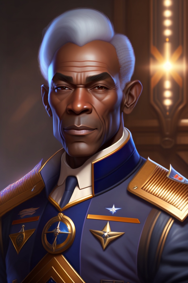 Lexica - Portrait of a man by greg rutkowski, old admiral jagged fel ...