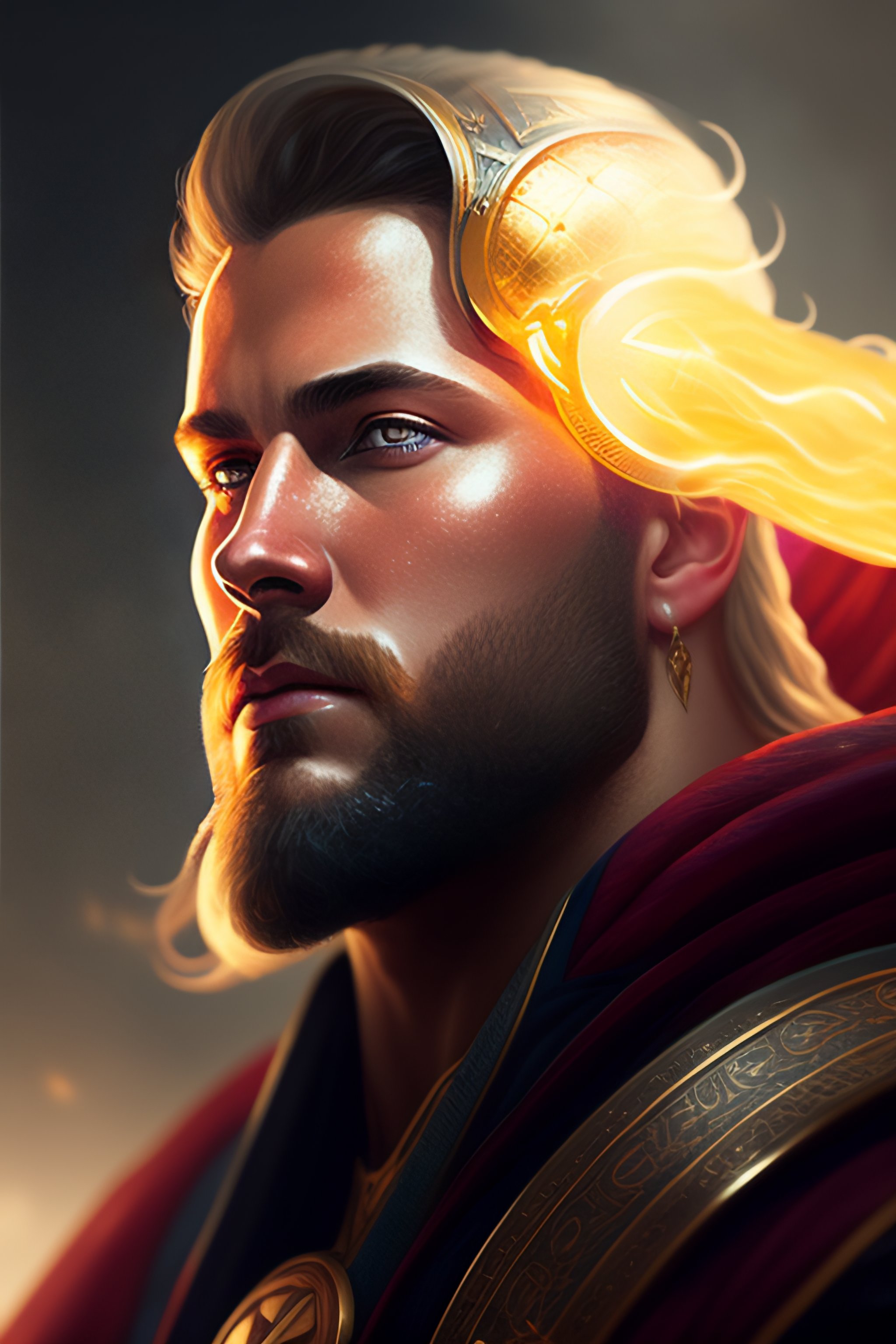 Lexica - Volodymyr Zelenskyj as thor, realistic portrait, symmetrical ...