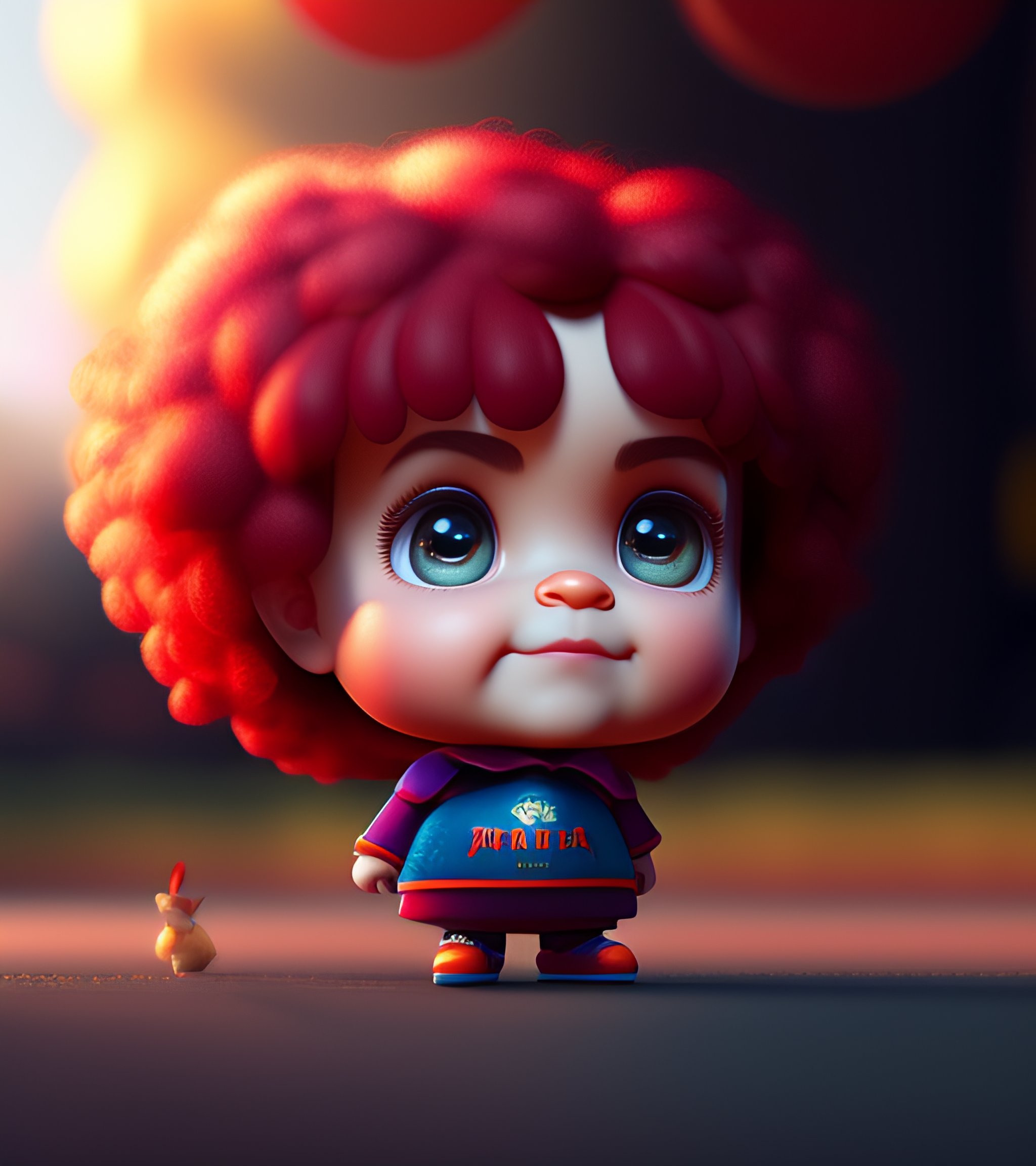 Lexica - Super cute, Baby, Pixar, Portrait of carnage, dark background ...