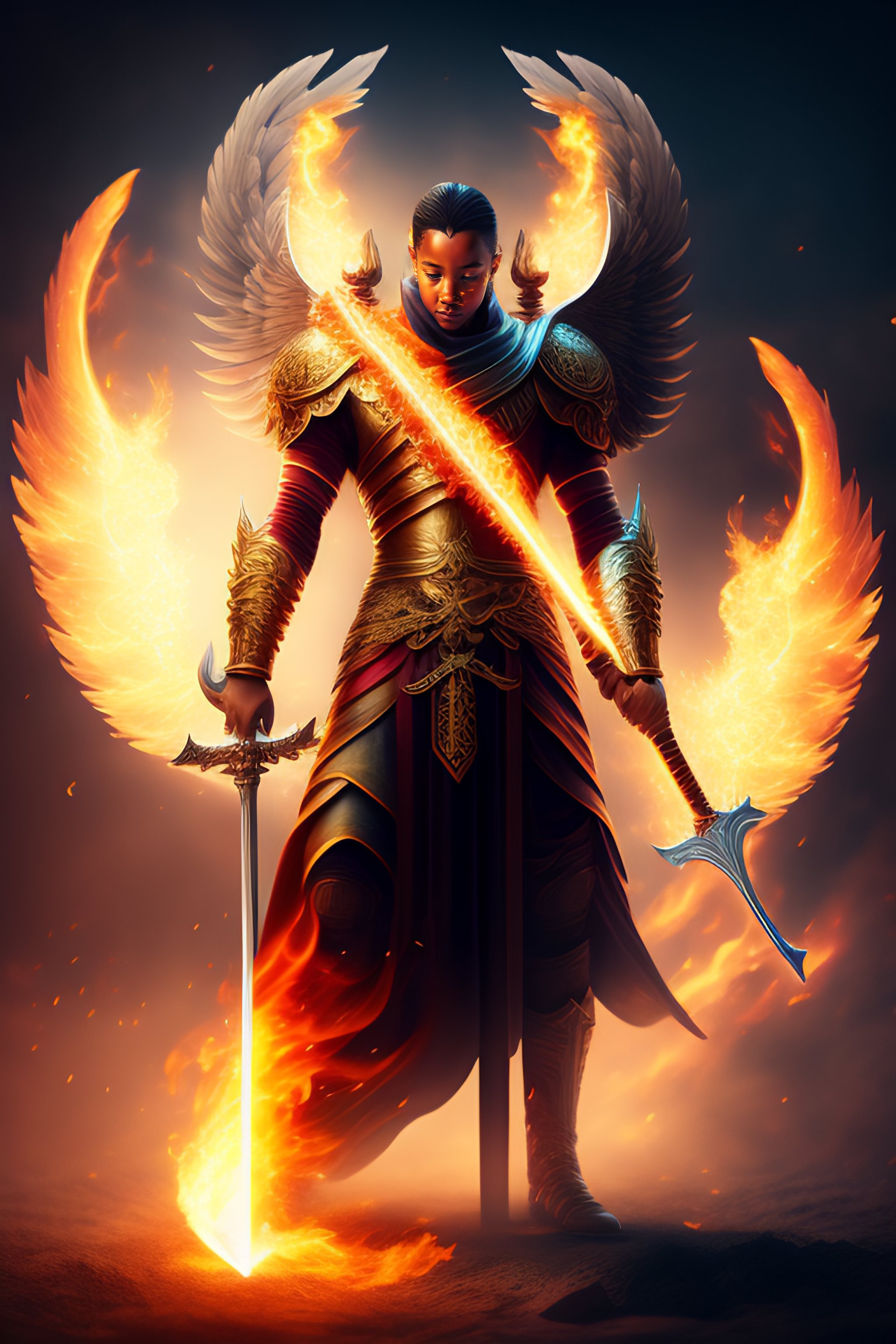 Fire Sword Angel