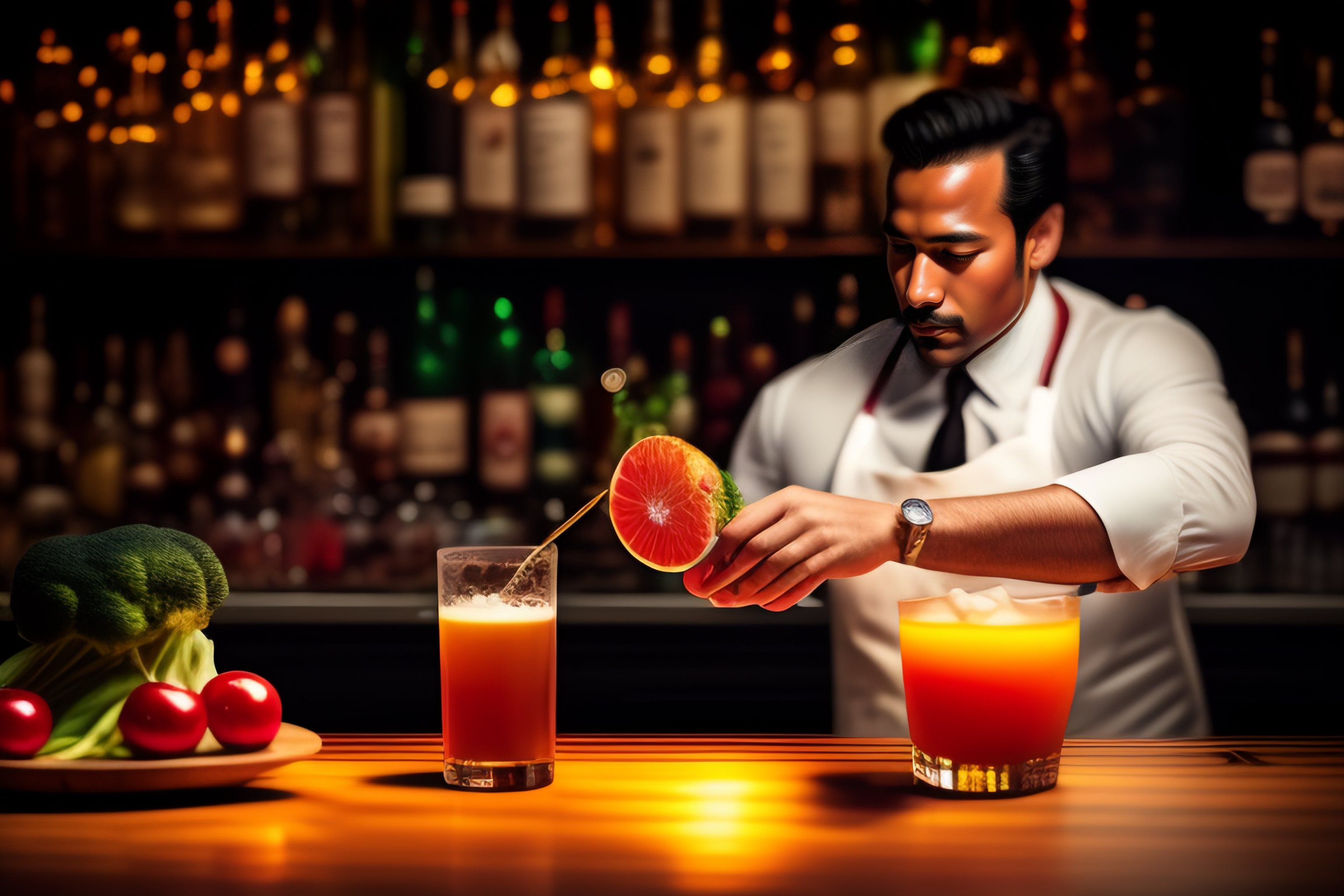 Lexica - The bartender, at work