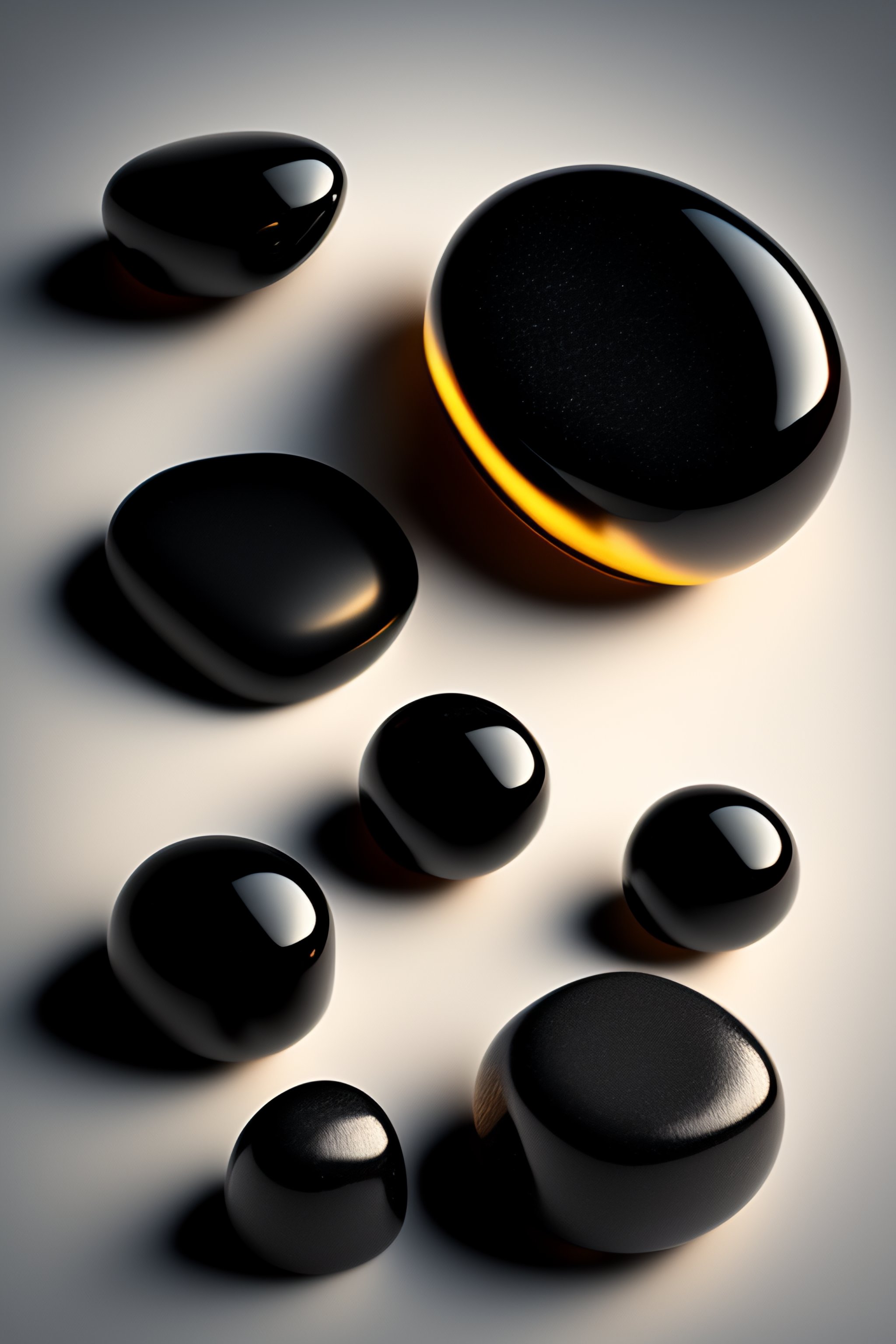 Lexica - Beautiful black colour stones