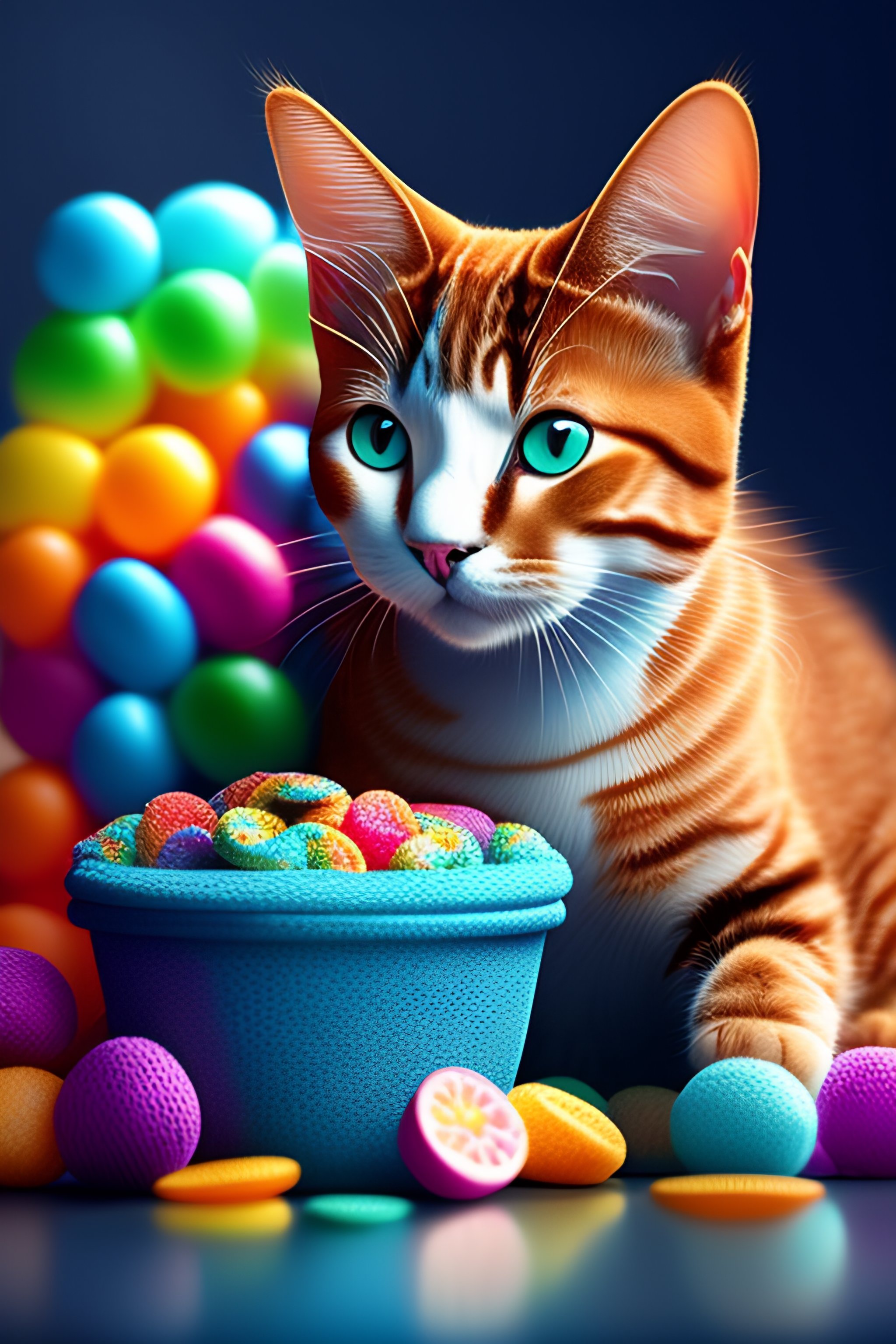 Lexica - Fruit loops cat and stitch