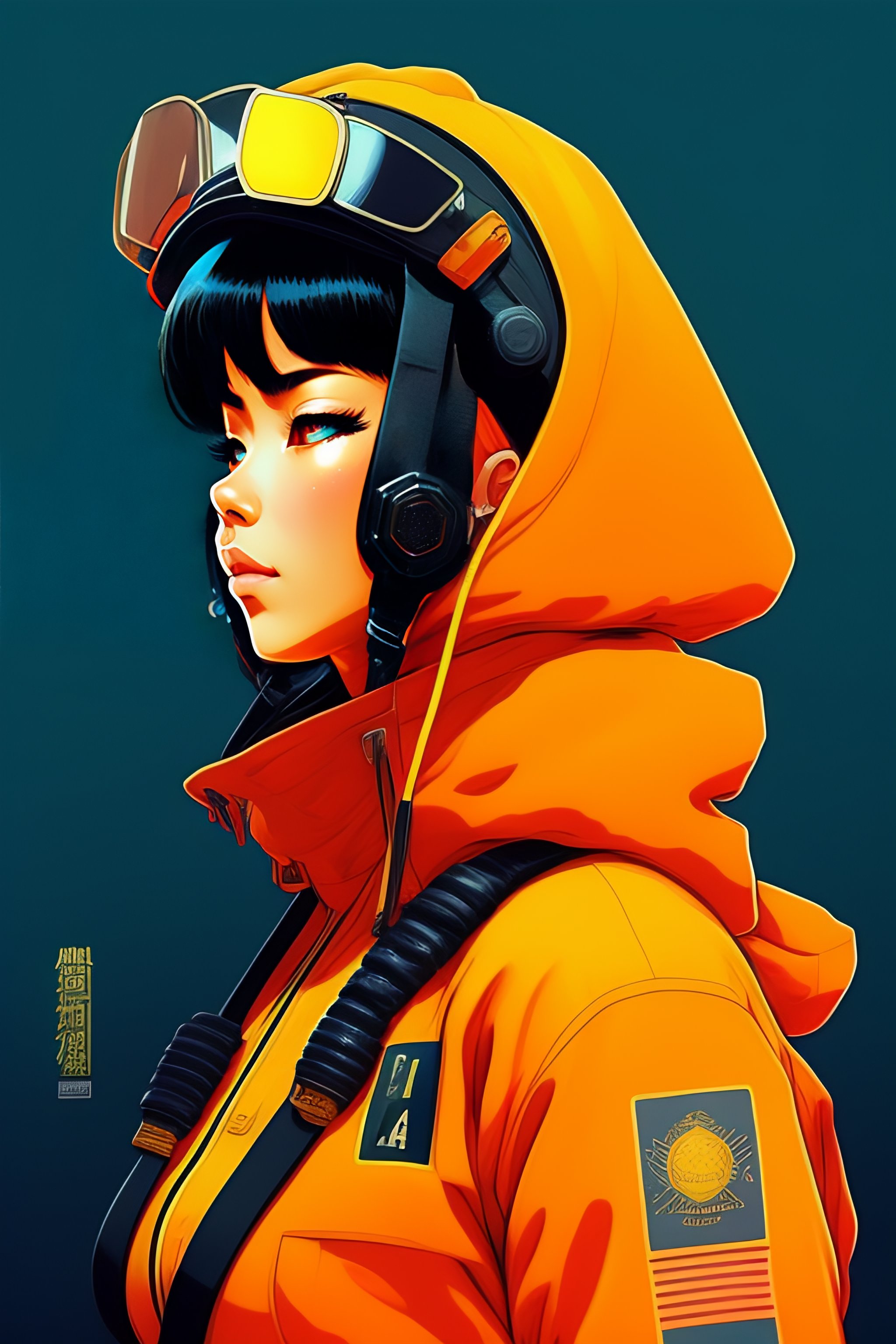 Lexica - A firefighter cyborg ,style of Laurie Greasley, studio ghibli ...