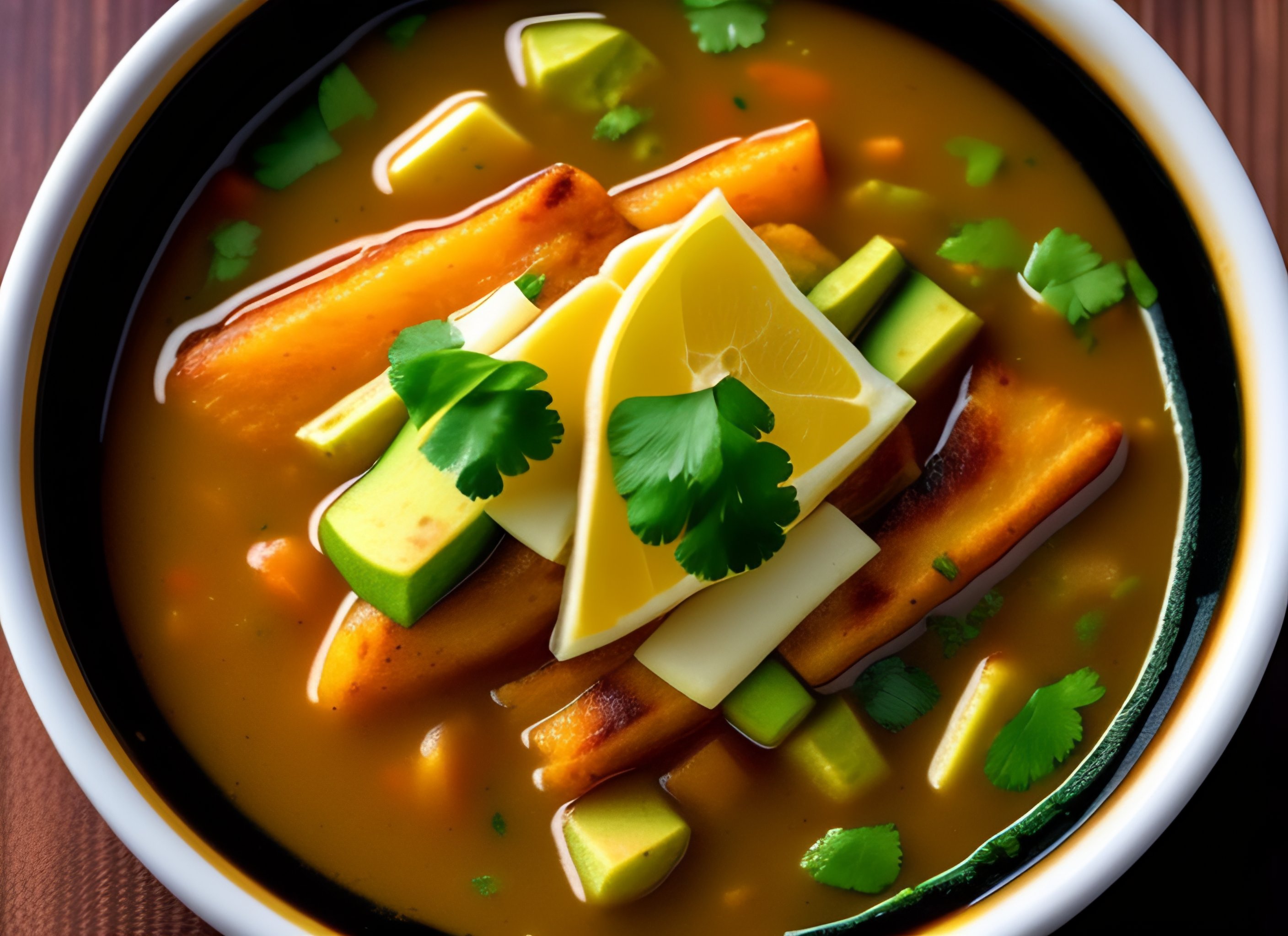 Lexica - Sopa tradicional mexicana. La sopa es elaborada con caldo de ...