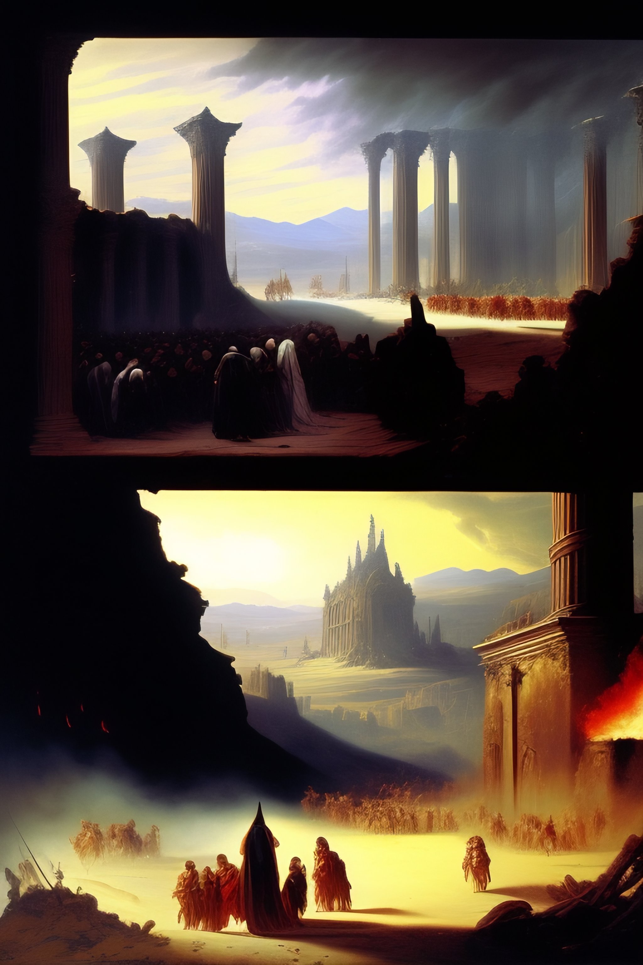 Lexica - A dark and sinister Hell, inspired by the descriptions of Hell ...
