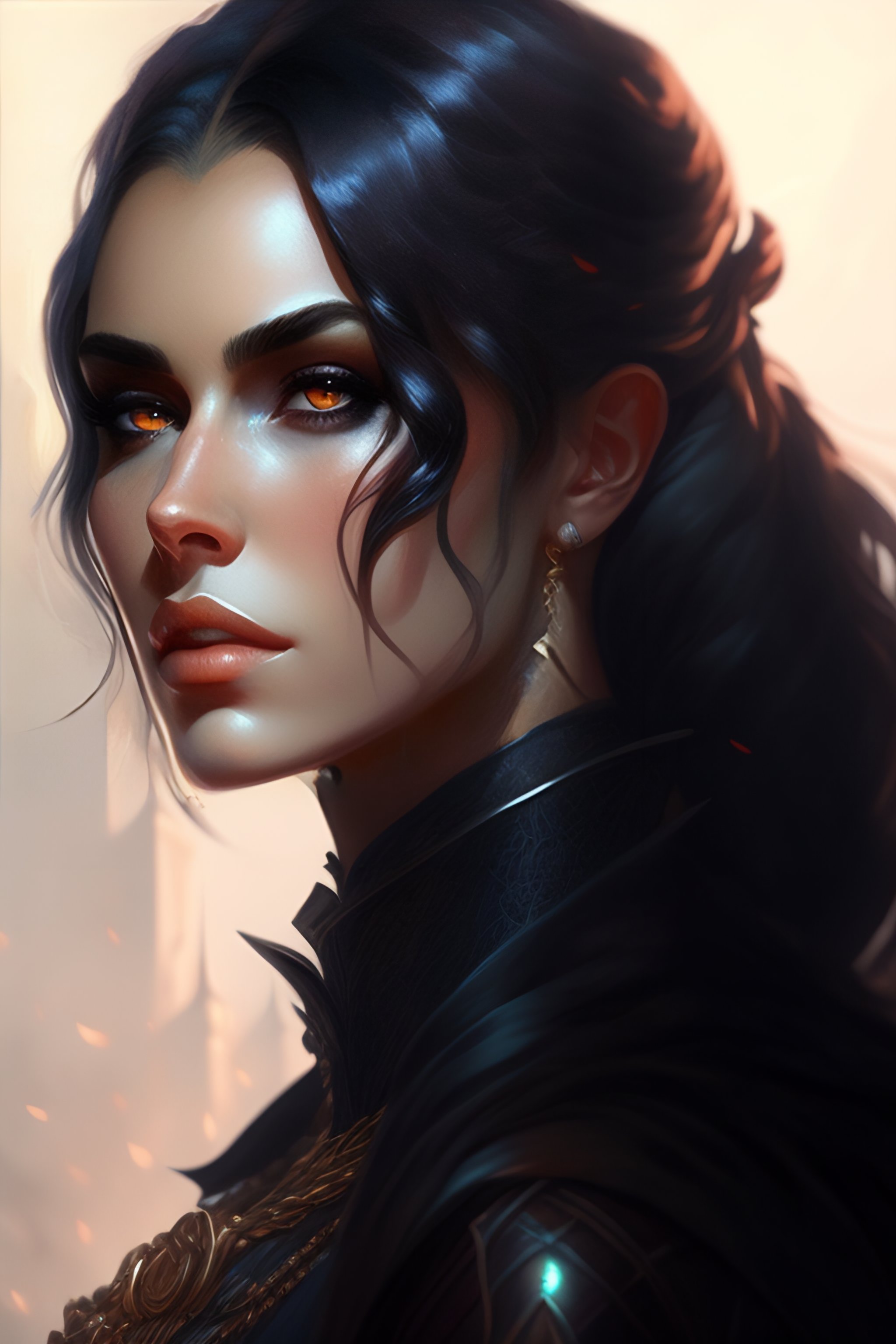Lexica - Gothic , d & d, fantasy, portrait, highly detailed, headshot ...