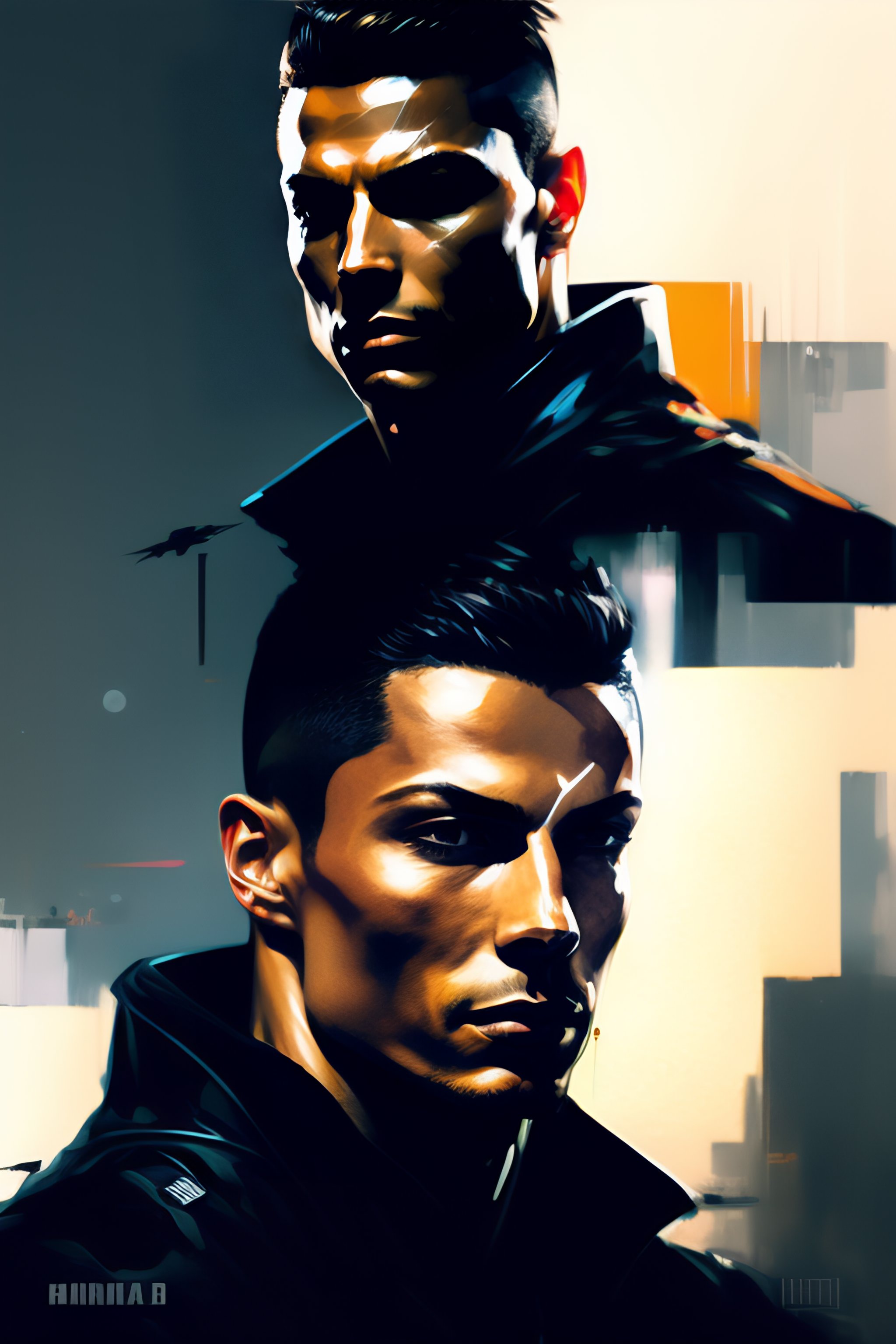 Lexica - Cristiano ronaldo wearing metal gear armor holding gun ...