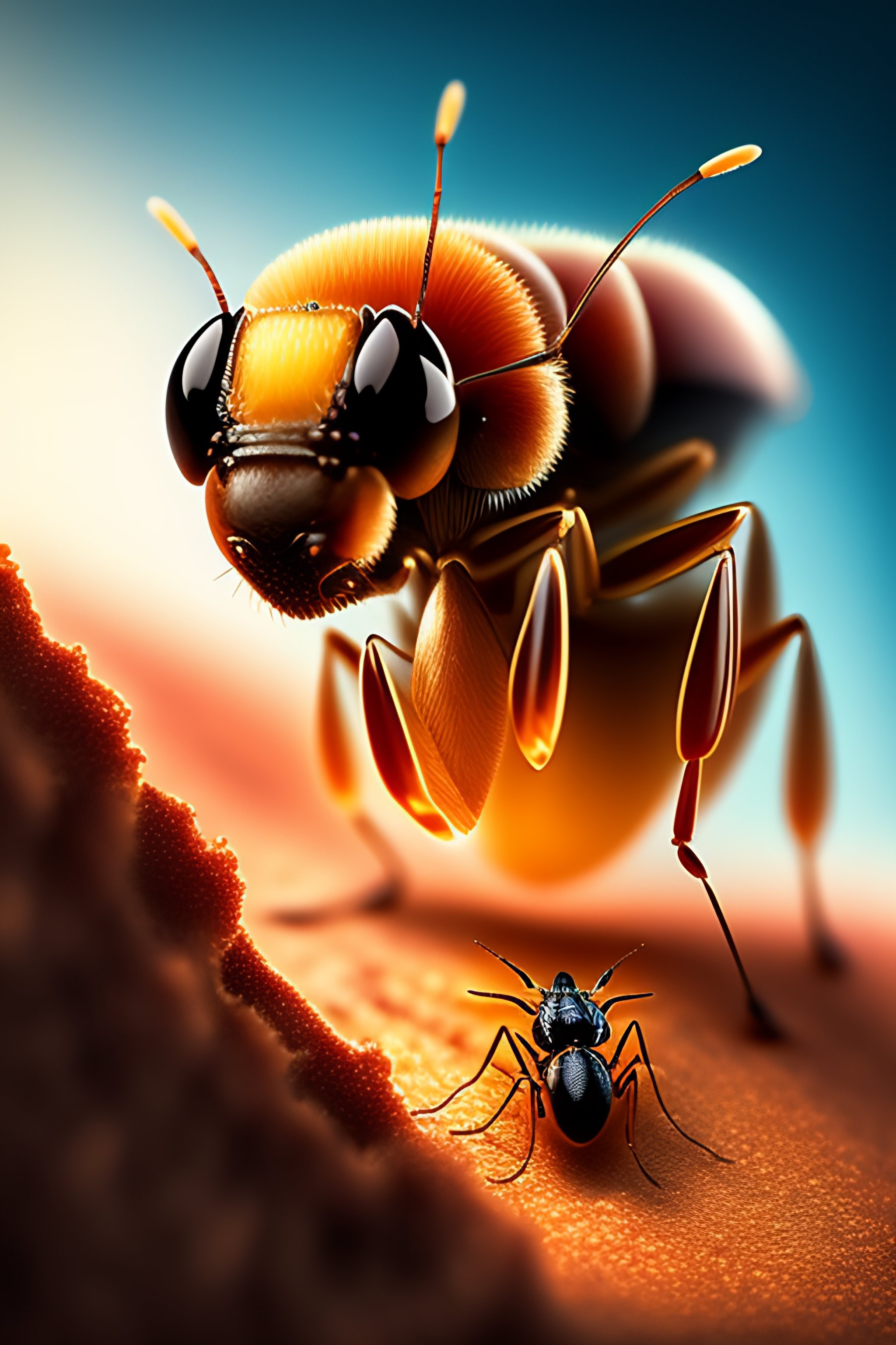 Lexica - Ant riding a bike