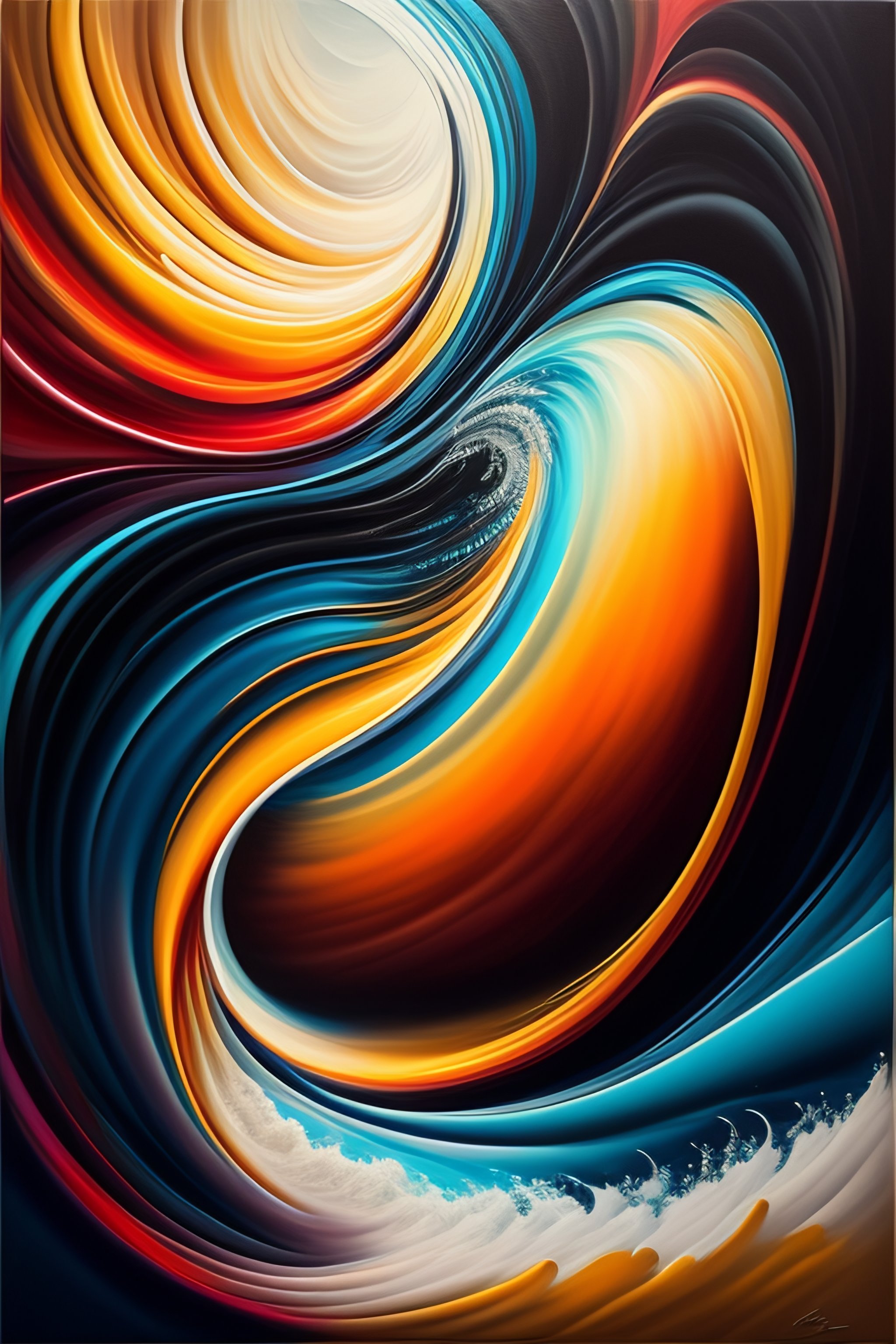 Lexica - The fluidity of emotions, depicted through brushstrokes ...