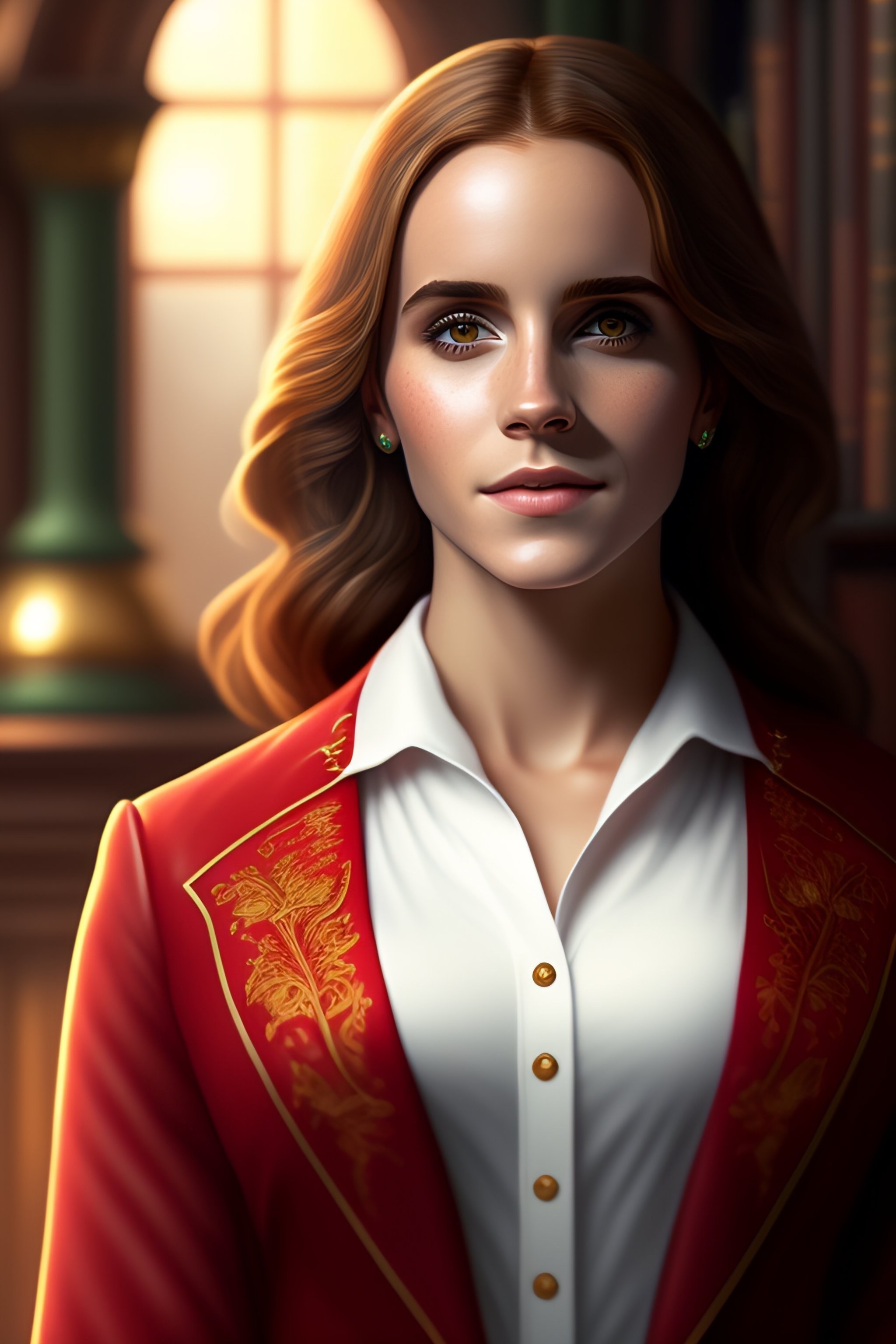 Lexica - Emma watson as hermione granger in her classic red school ...