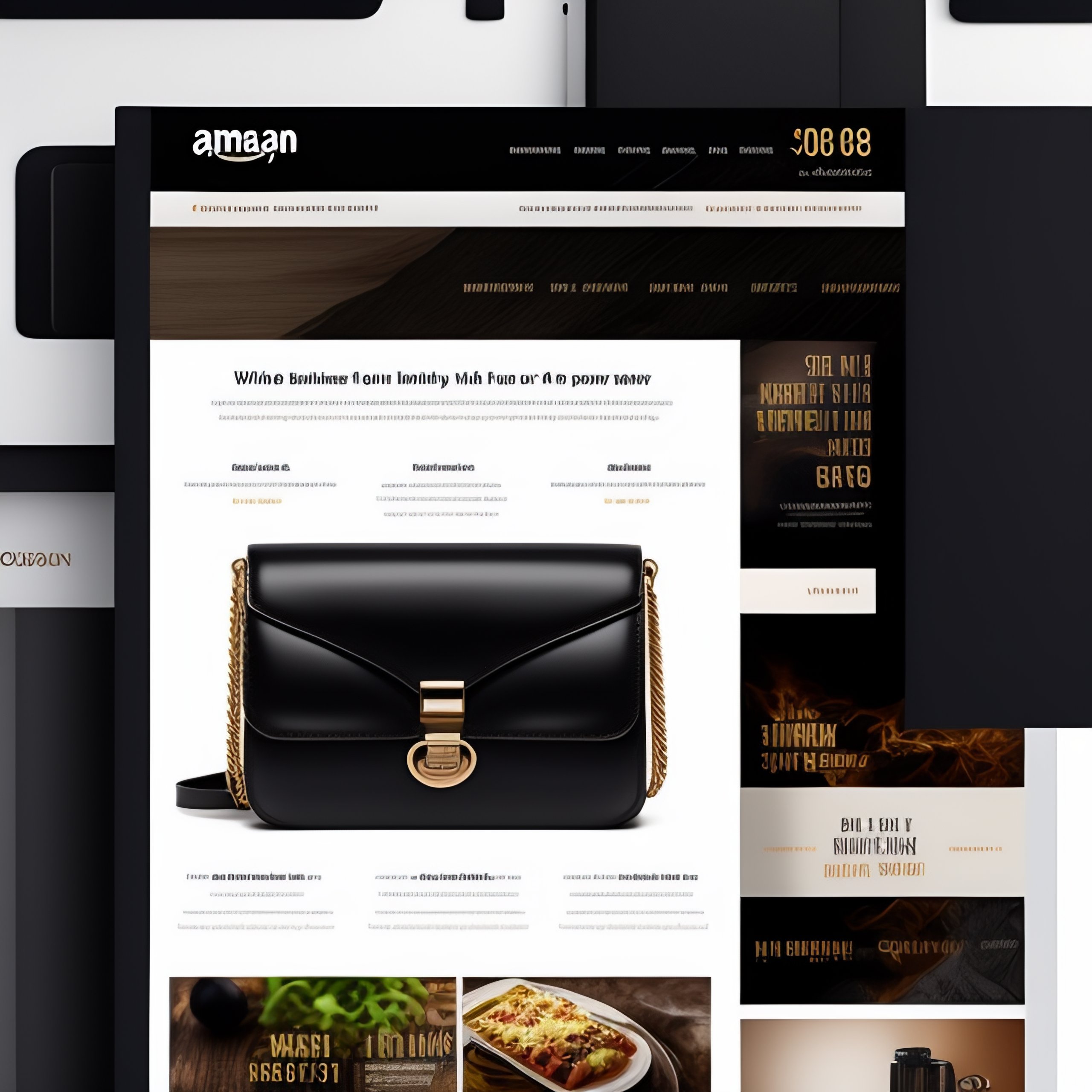 Lexica - Amazon website design sells products