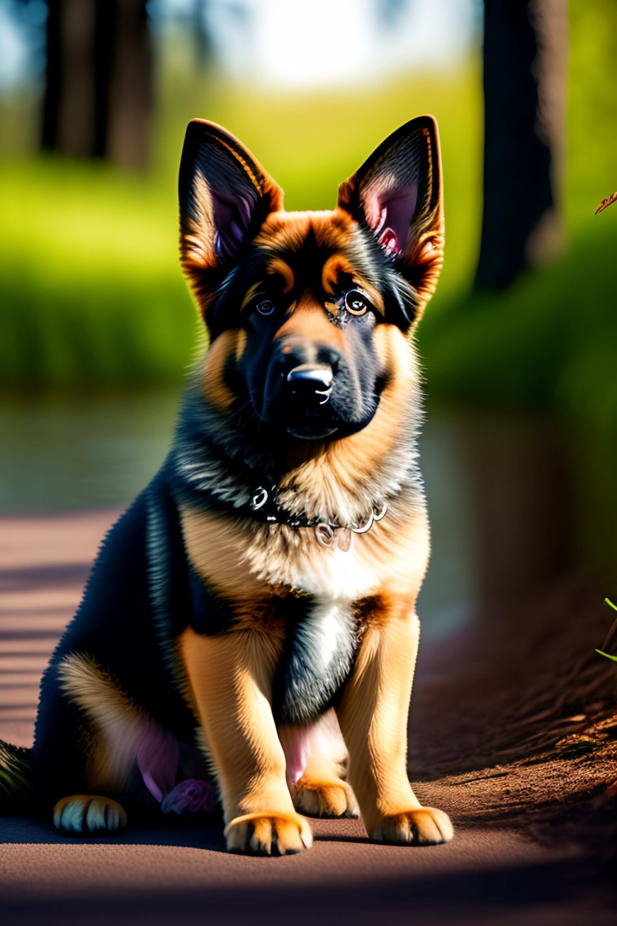 Lexica Generate German Shepard Dog 5 Month Old With Name Dora