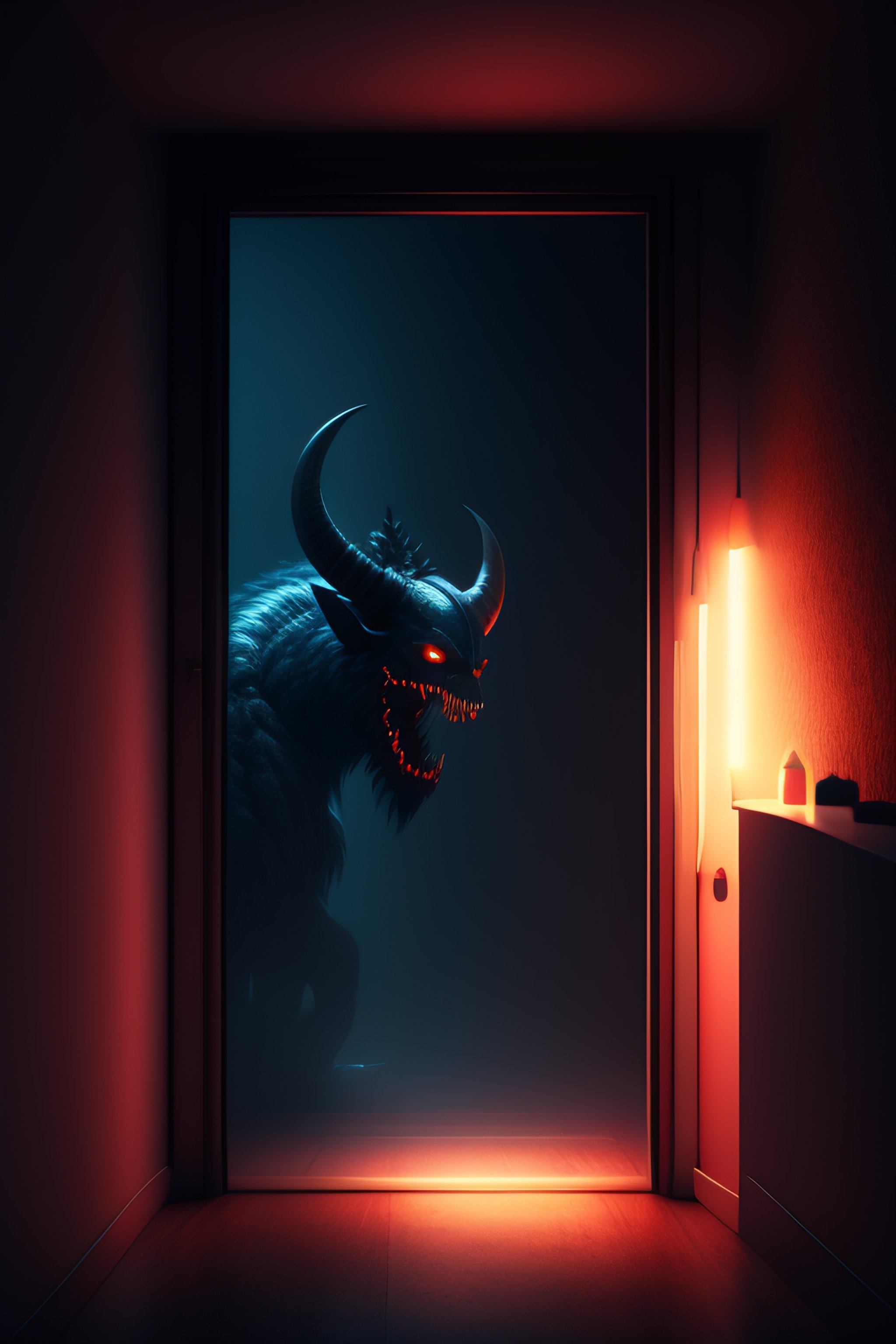 Lexica - A terrifying Demon inside a liminal space of nightmares ...