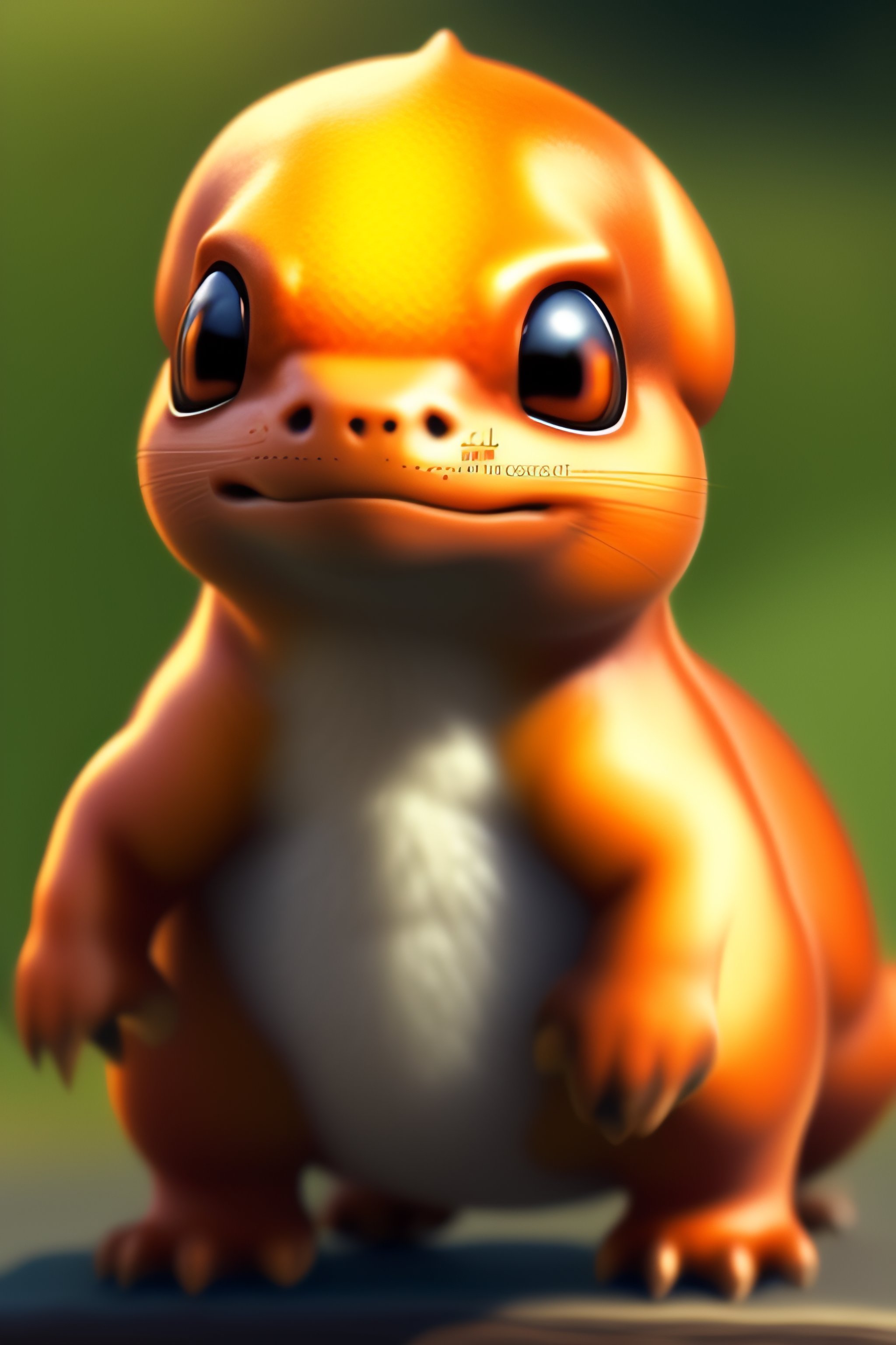 Lexica - Realistic baby Charmander