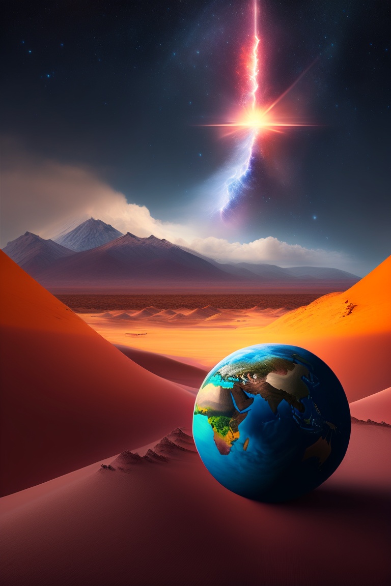 Lexica - End of earth, show with destruction of earth everywhere