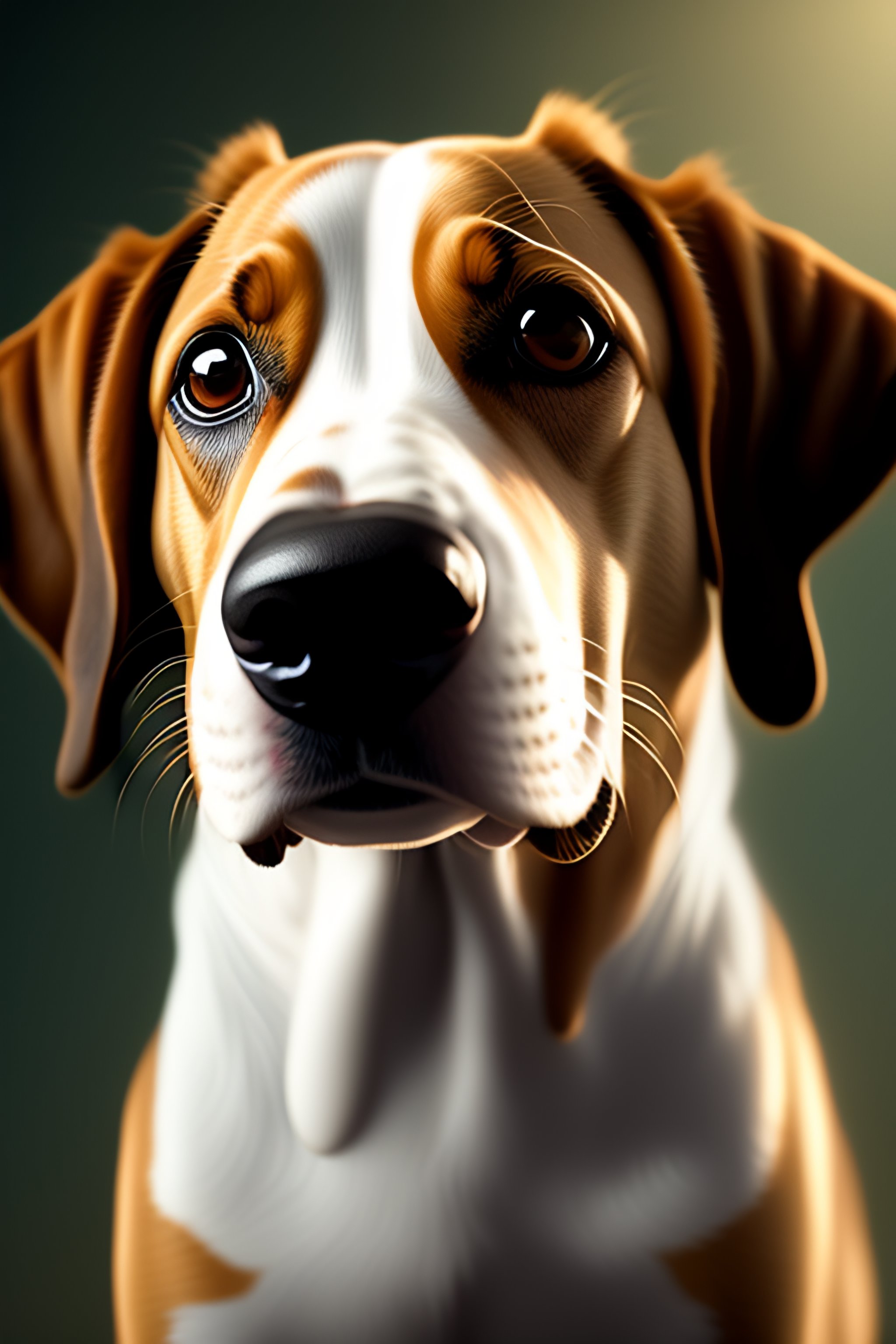 Lexica - Ollie, Dog, Beagle, all White snout, Large eyes, 10 Years Old ...