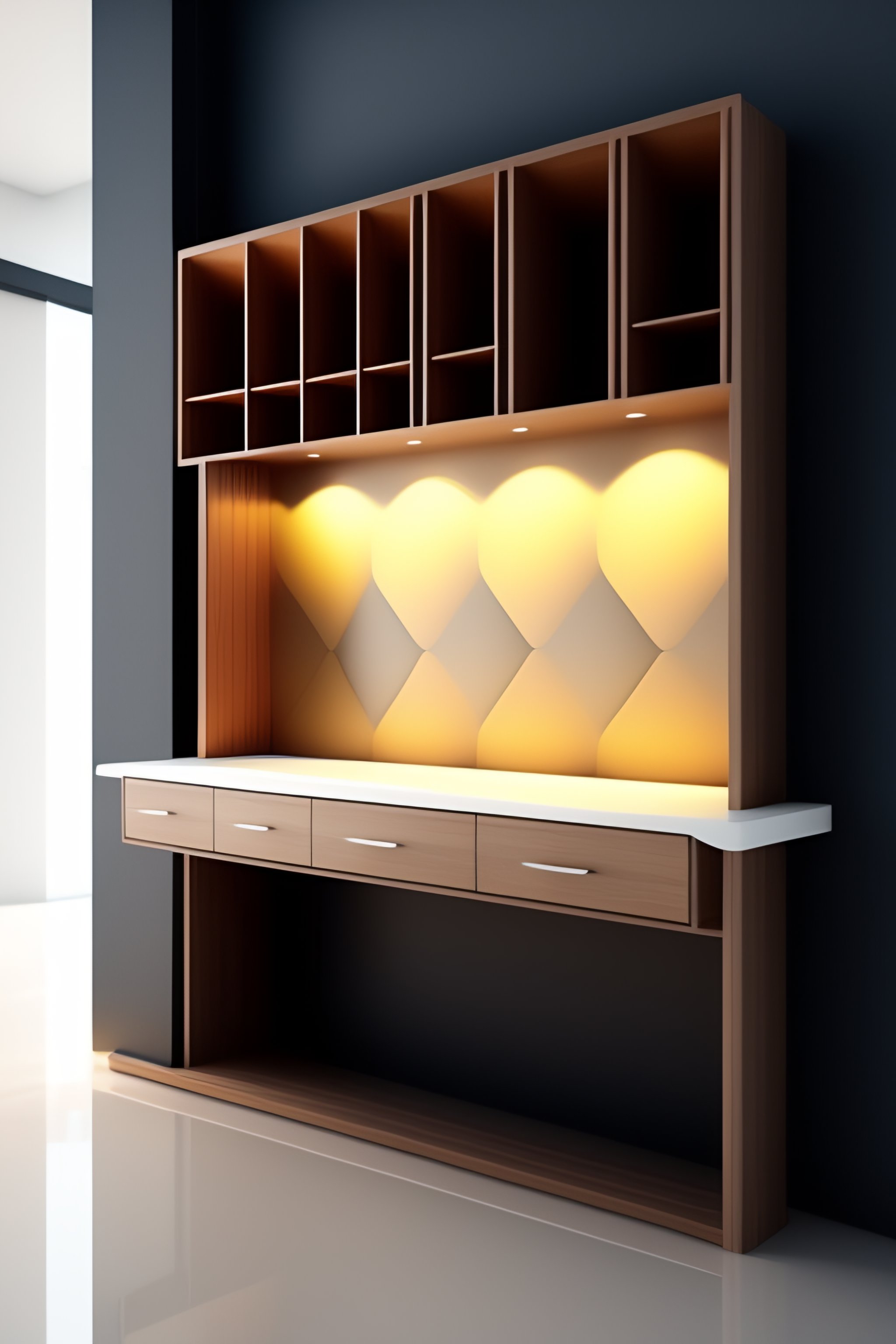 Lexica - Wall 3d flow desk