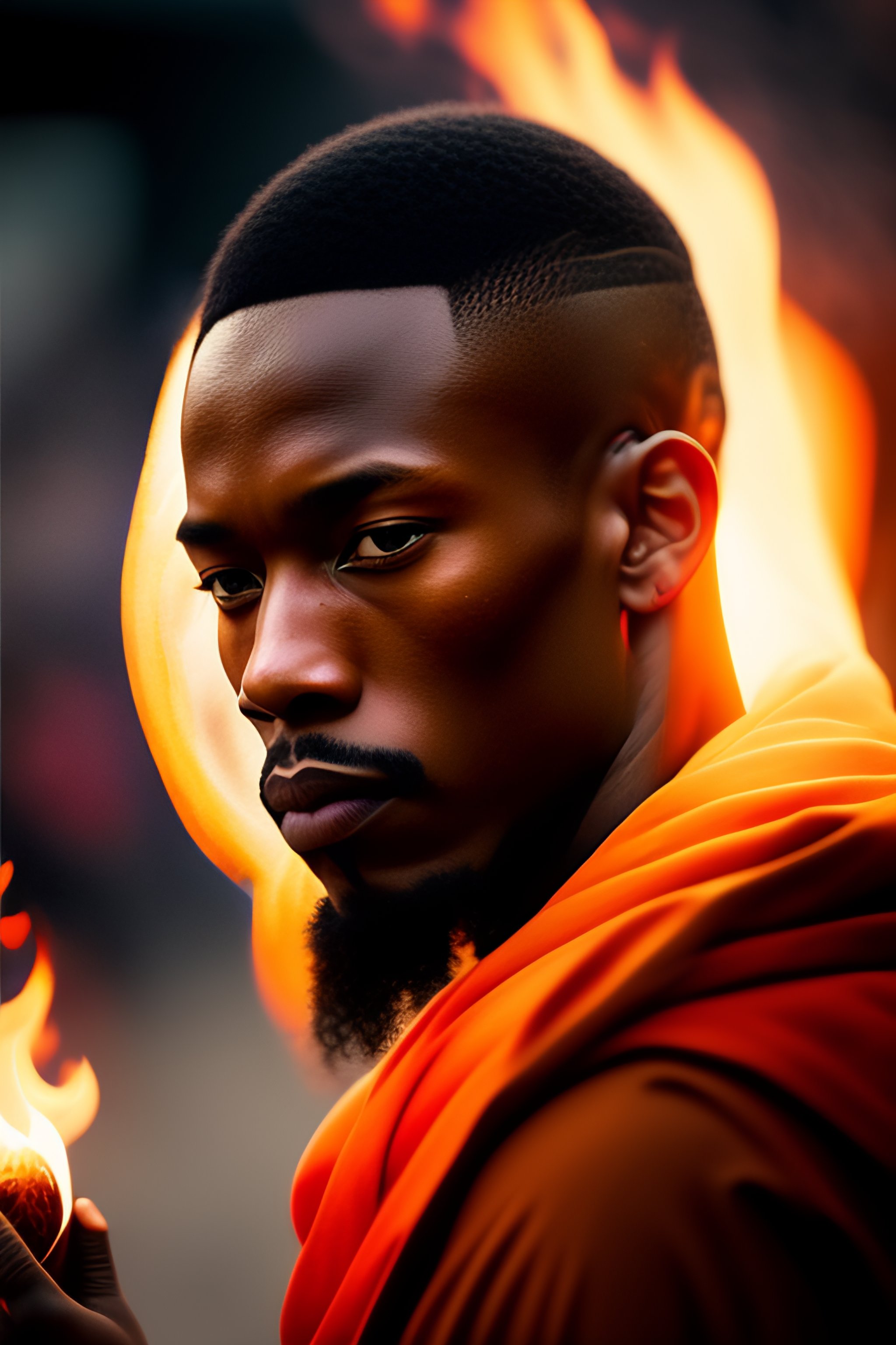 Lexica - Monk on fire