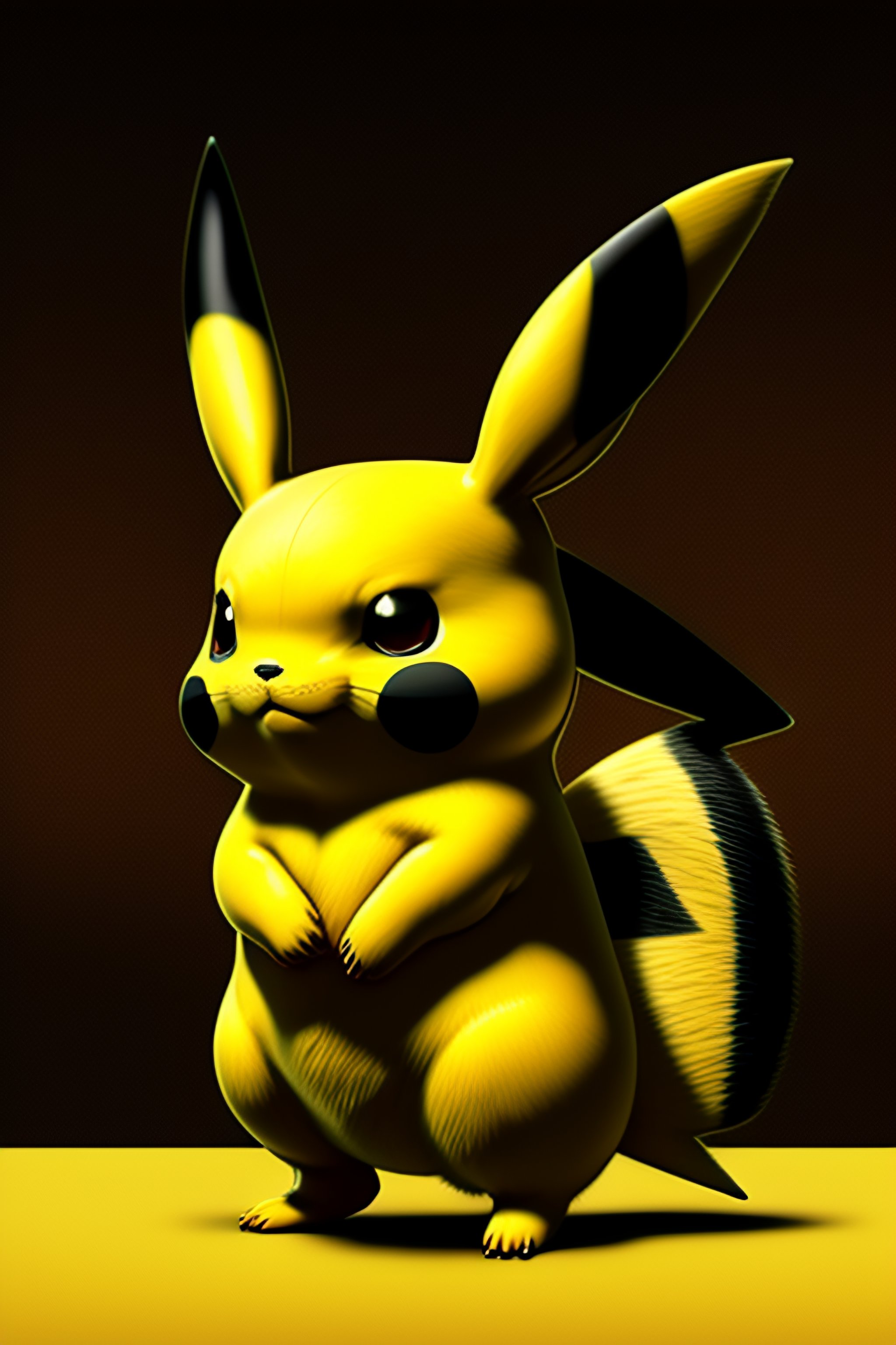 Lexica - A pikachu very high