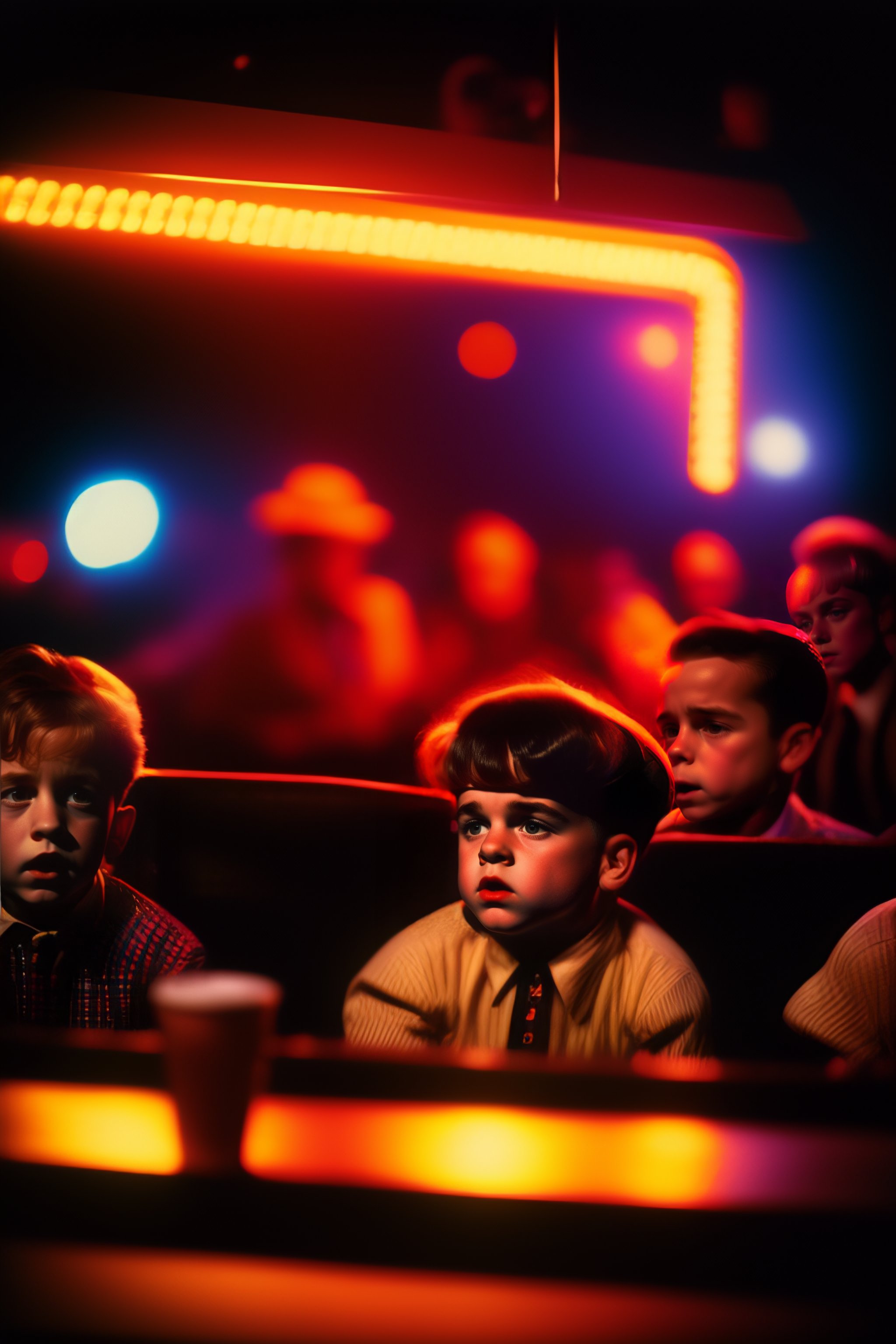 Lexica - 1956, rock band of midgets on a small stage in a dive bar ...