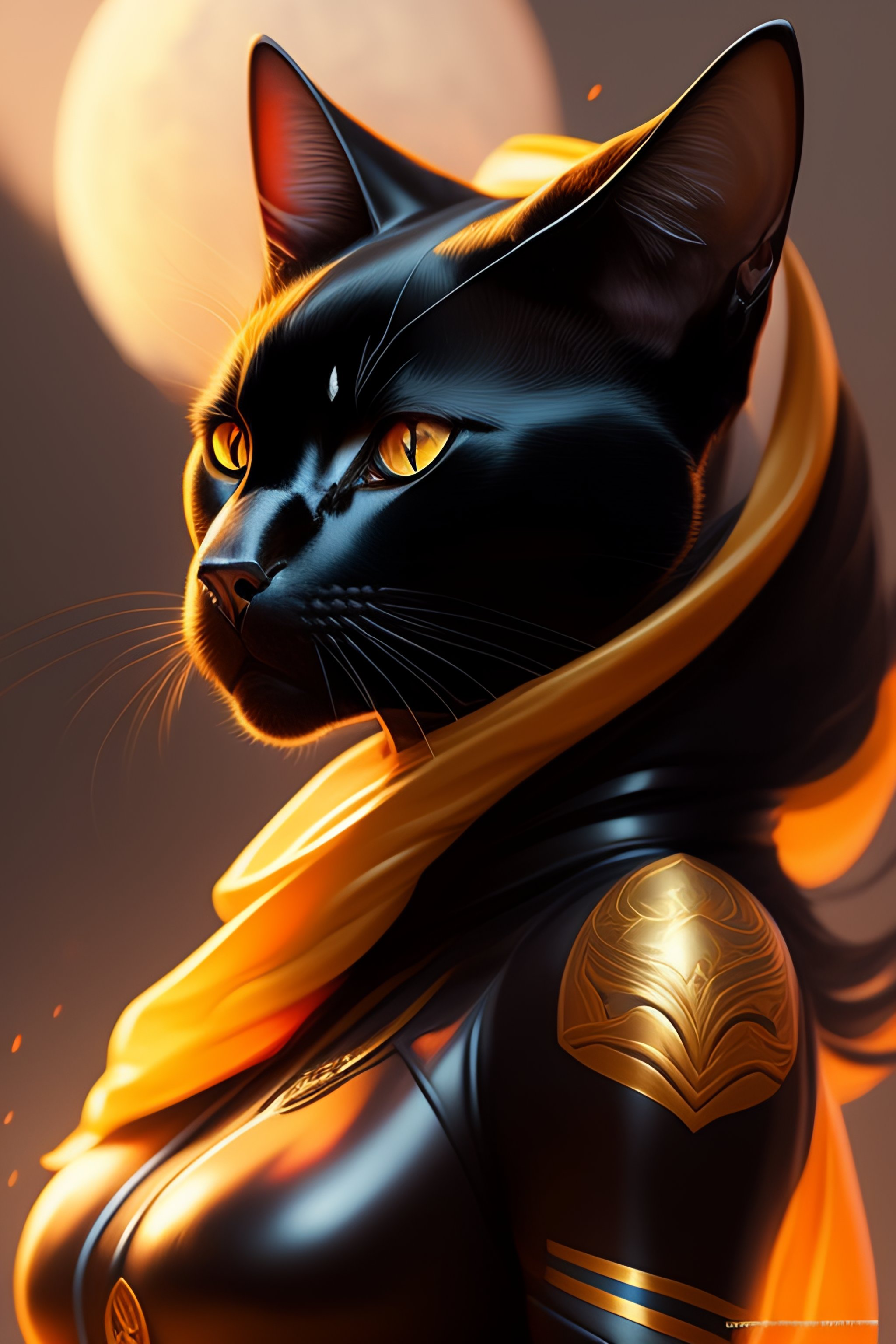 Lexica - A Black Cat in Apex Legends style, highly detailed, digital ...