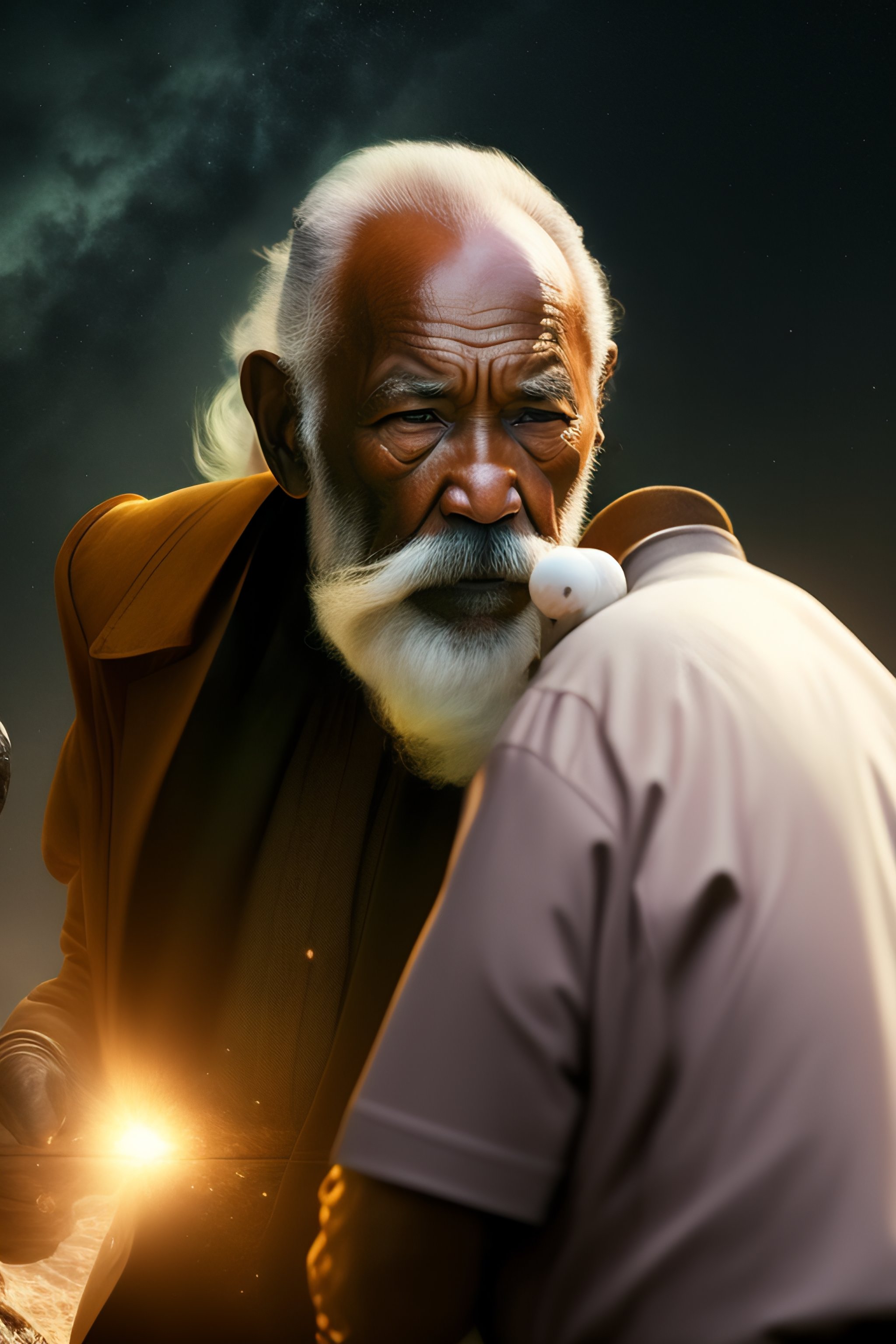 Lexica - Old man fight with a alien