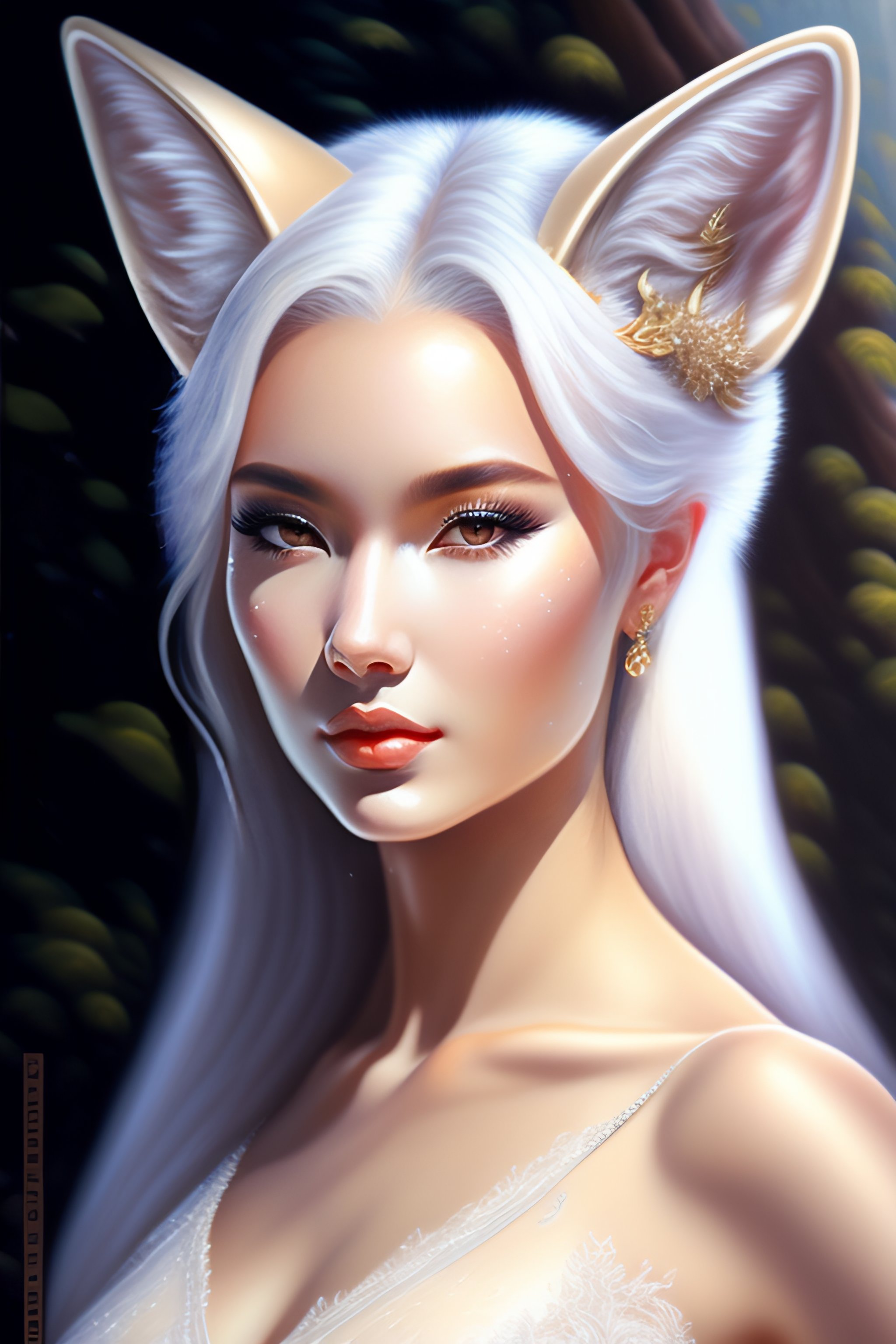 Lexica - Full length oil painting of gorgeous woman as a translucent ...