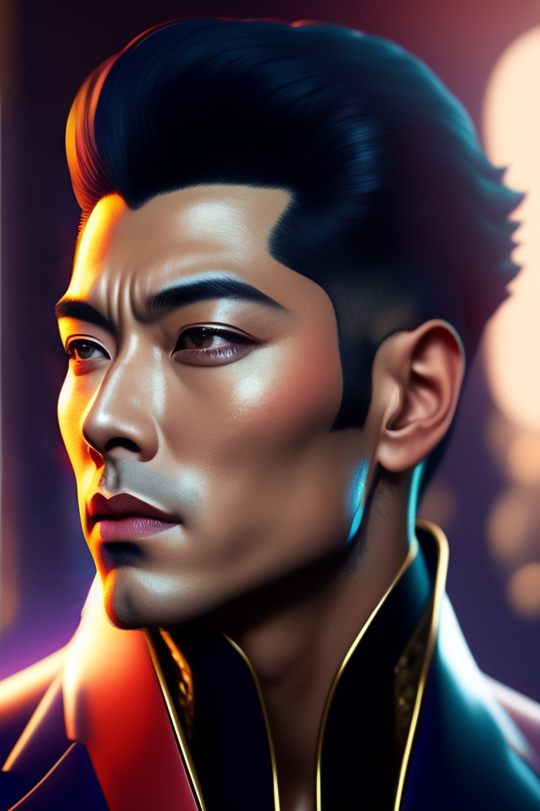 Lexica - Josuke Higashikata, realistic, detailed, centered, digital ...