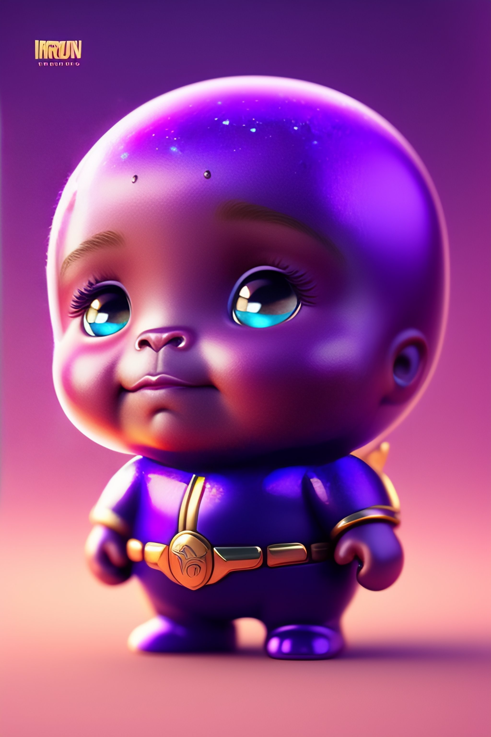 Lexica - Cute and adorable cartoon Thanos baby, fantasy, dreamlike ...