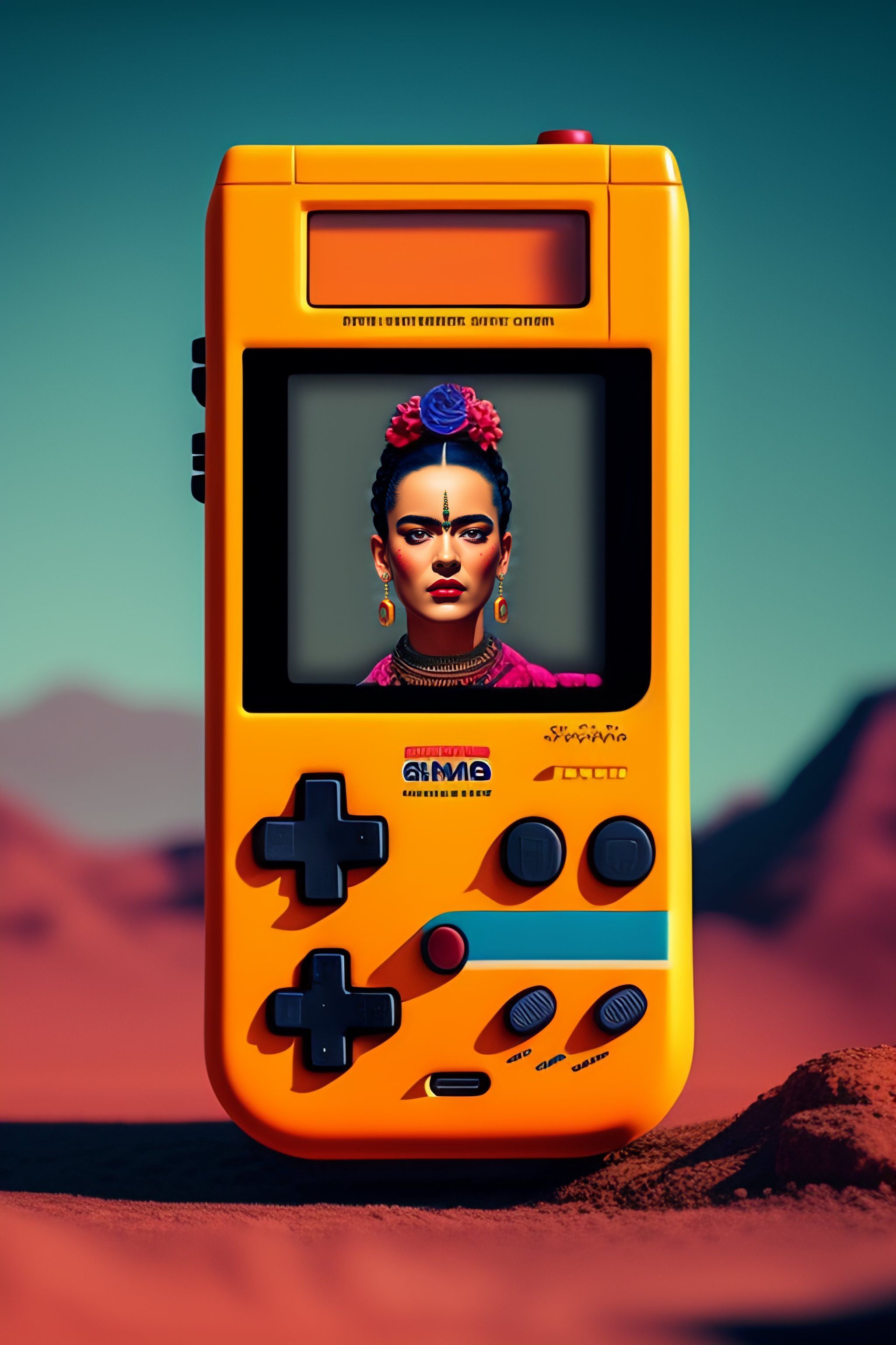 Lexica - Frida Kahlo game boy de estilo simon stalenhag, 8k resolution ...